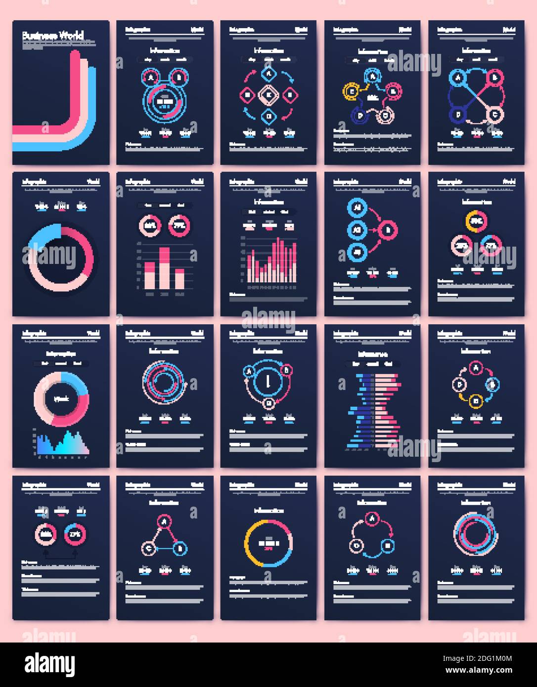 Modern infographic vector elements for business brochures. Use in ...