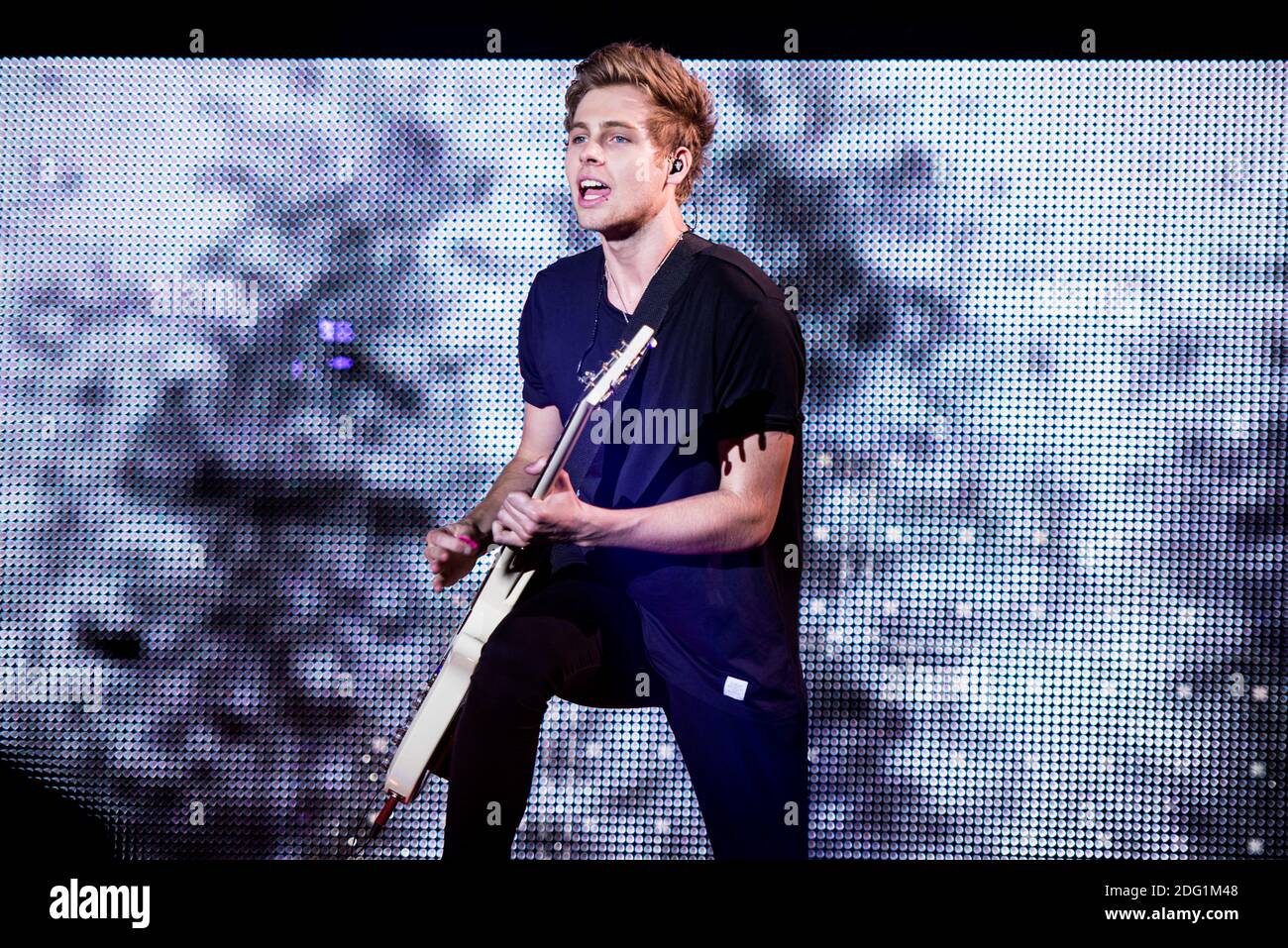 Luke Hemmings Photoshoot Guitar