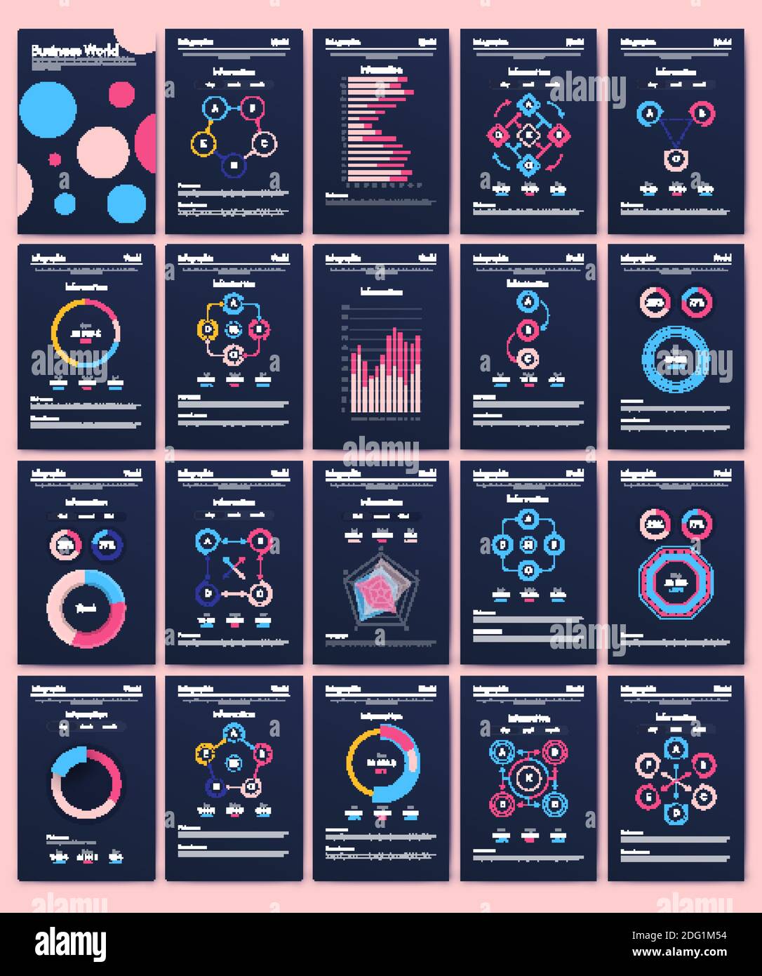 Modern infographic vector elements for business brochures. Use in ...