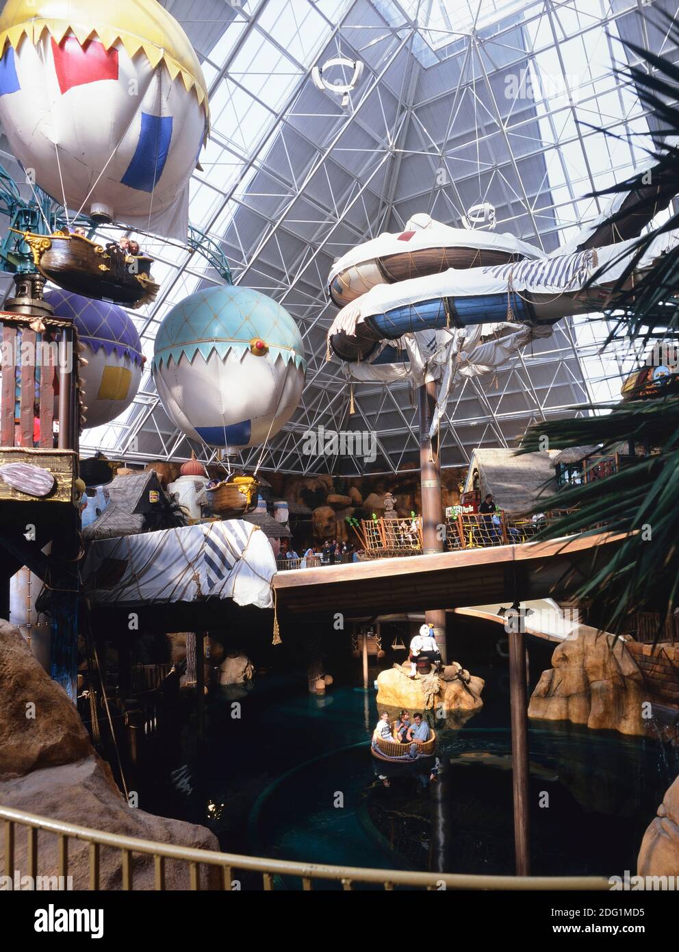 The balloon Ride, Fantasy Island. A family amusement park in ...