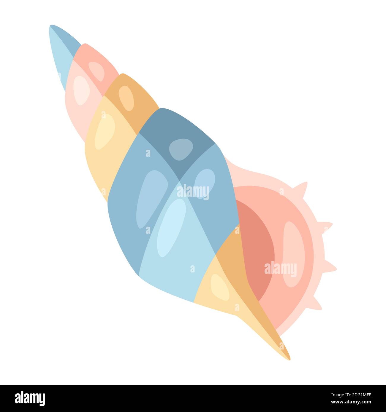 Illustration of seashell Stock Vector Image & Art - Alamy