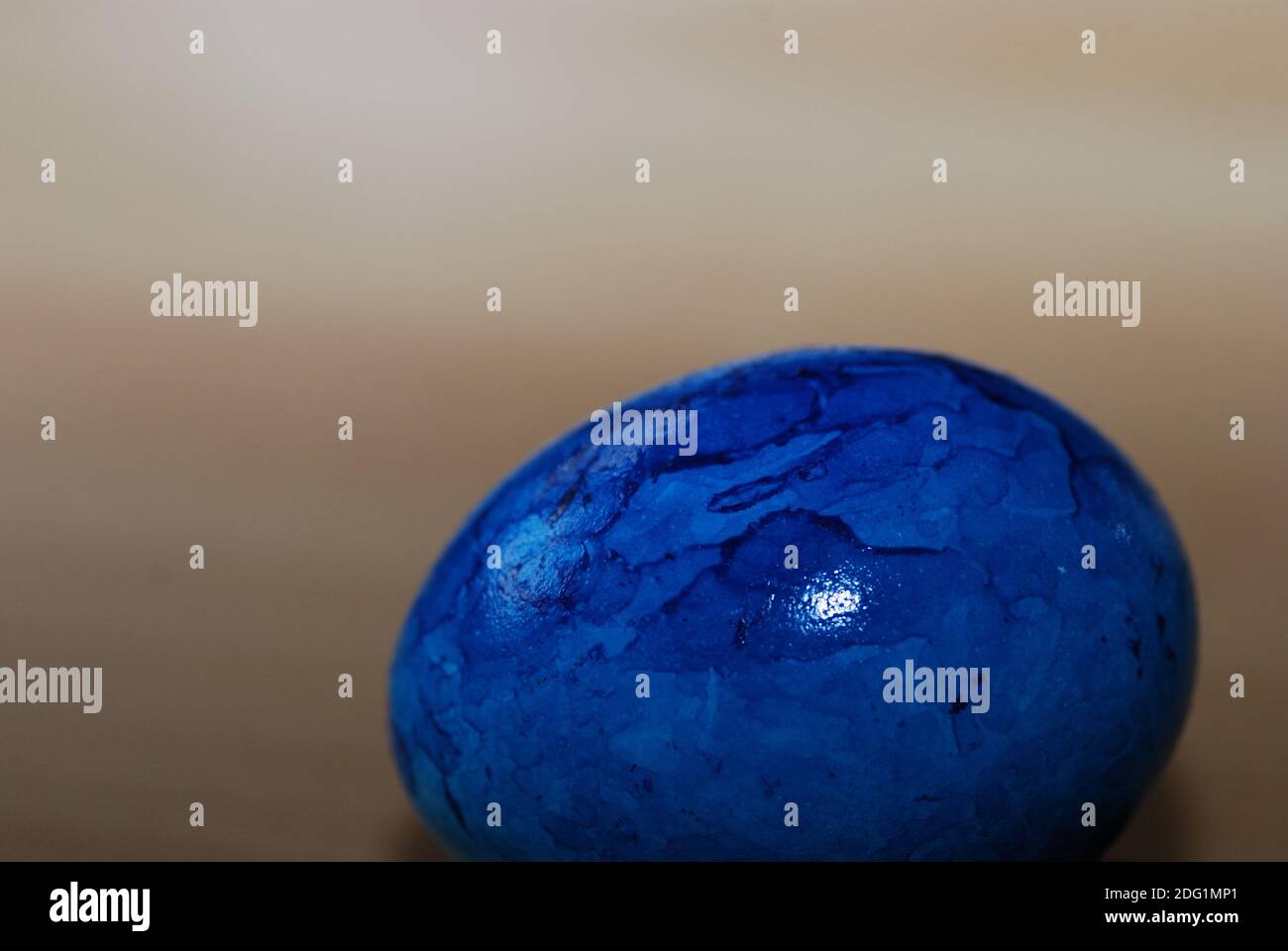 Blue easter egg Stock Photo - Alamy