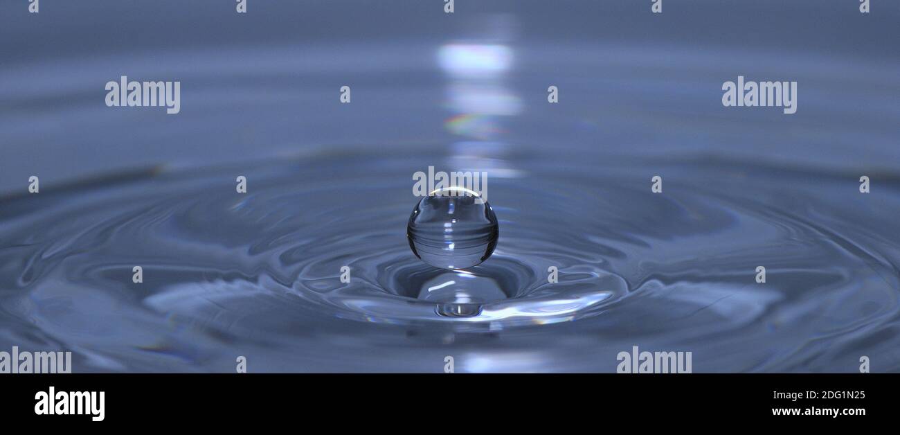 Cold drop panorama Stock Photo - Alamy