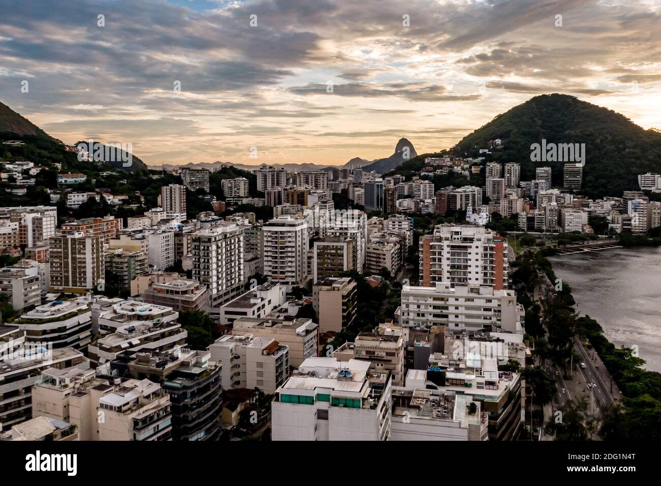 Sunrise over copacabana hi-res stock photography and images - Alamy
