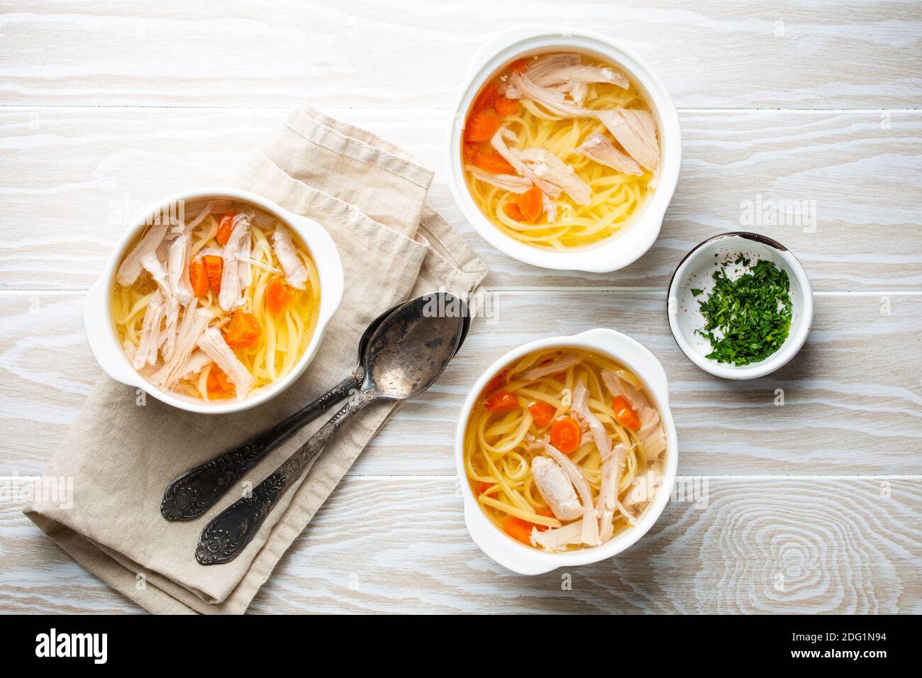 Traditional chicken soup Stock Photo - Alamy