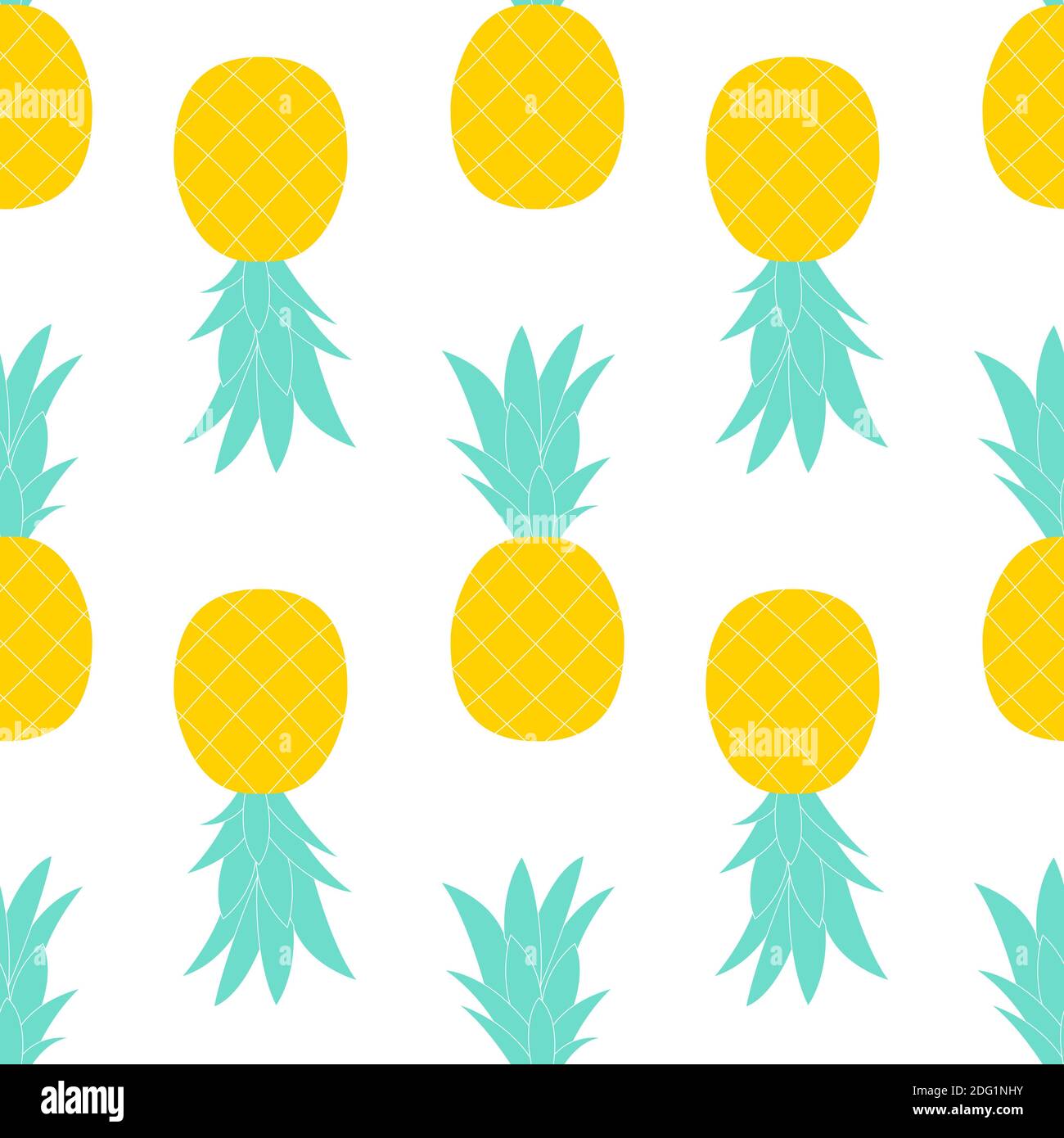 Paneapple Seamless Pattern Background. Illustration Stock Photo - Alamy