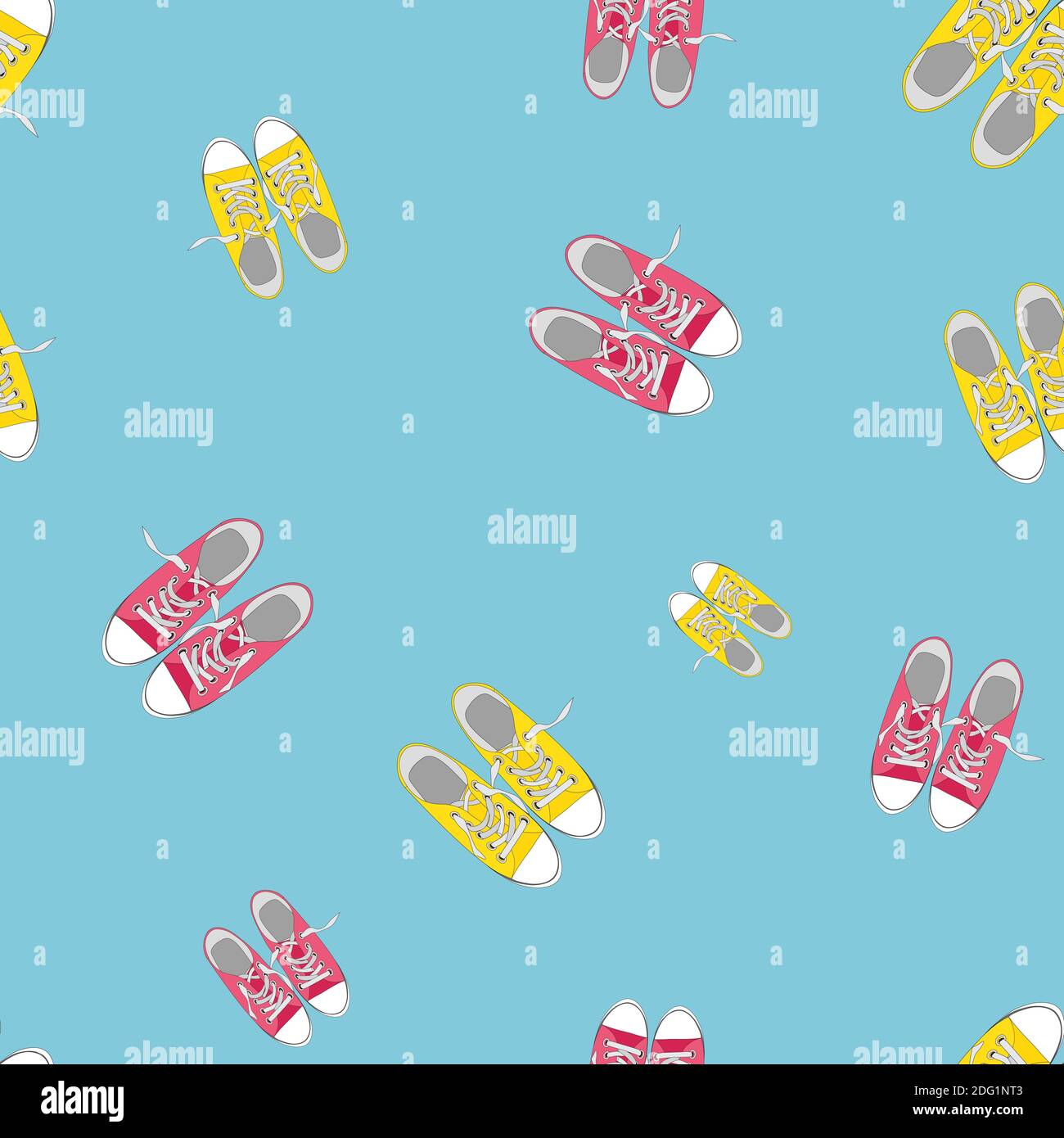 Shoes Seamless Pattern Background Illustration Stock Photo - Alamy