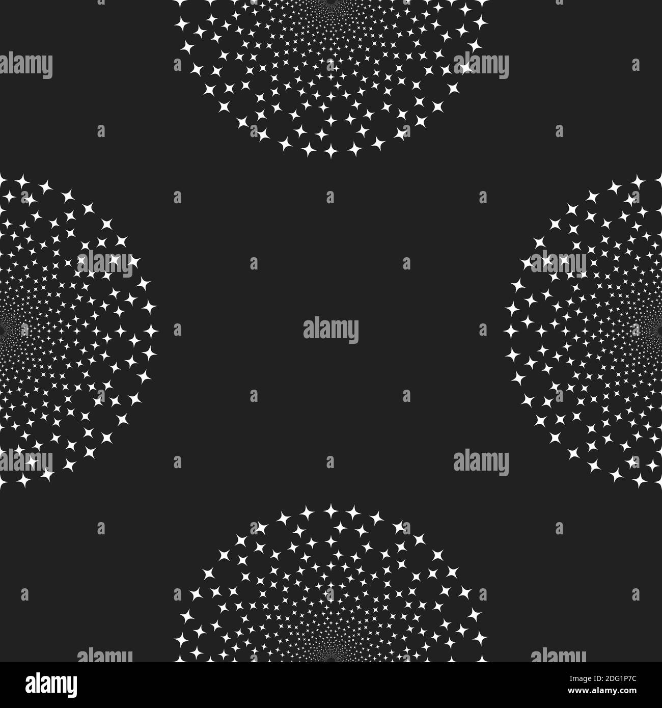 Black and White Abstract Psychedelic Art Seamless Pattern Background ...