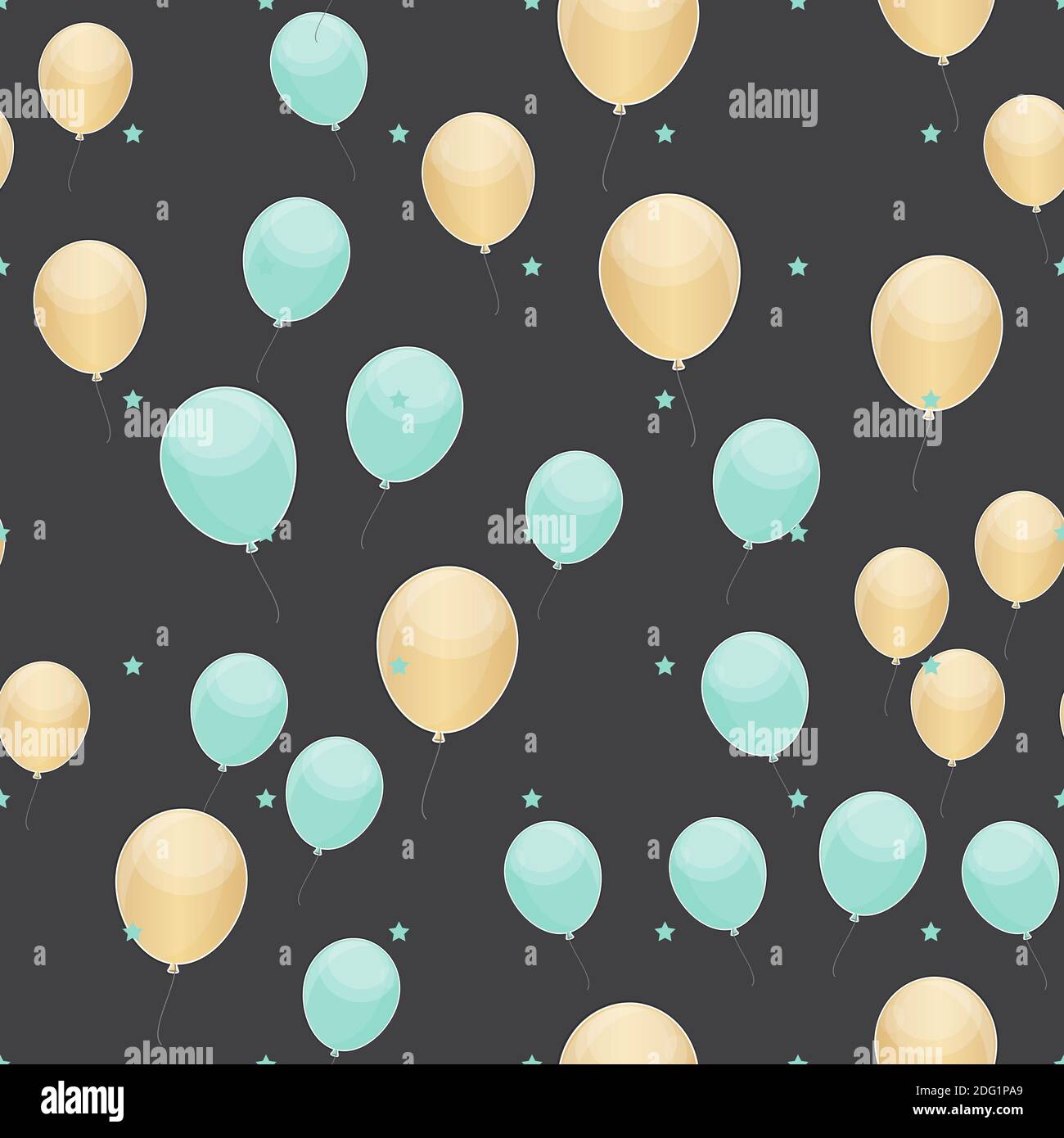 Seamless Pattern Holiday Background with Balloons. Illustration Stock ... Seamless Pattern Holiday Background with Balloons. Illustration Stock ...