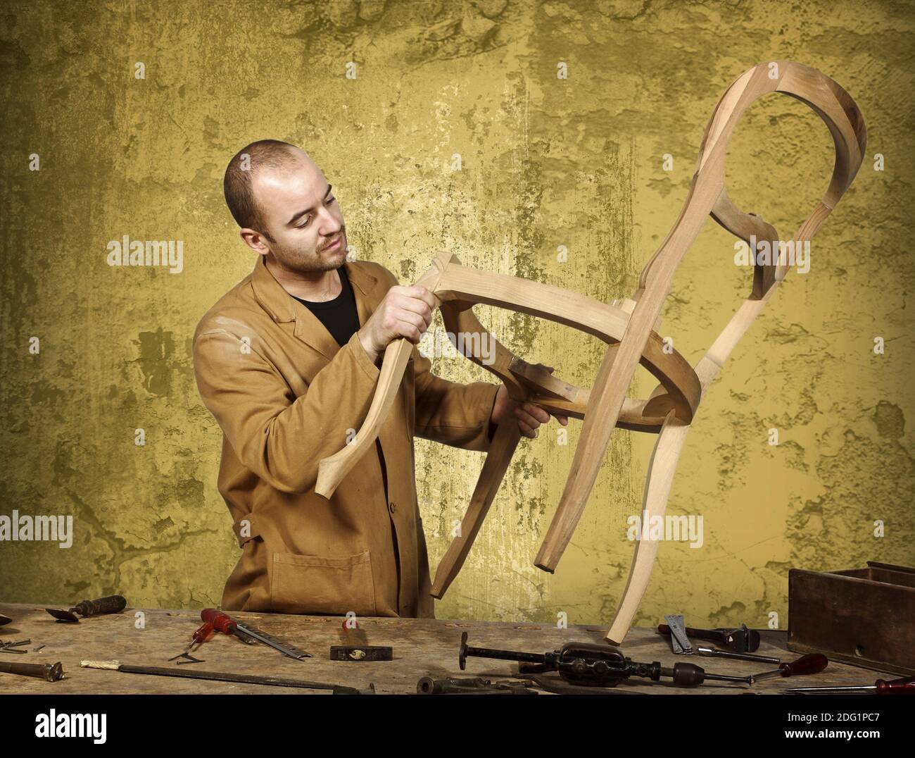 Craftsman at work Stock Photo - Alamy