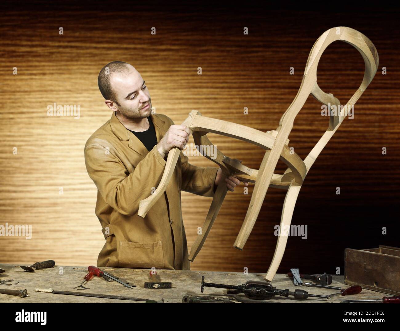 Craftsman at work Stock Photo - Alamy