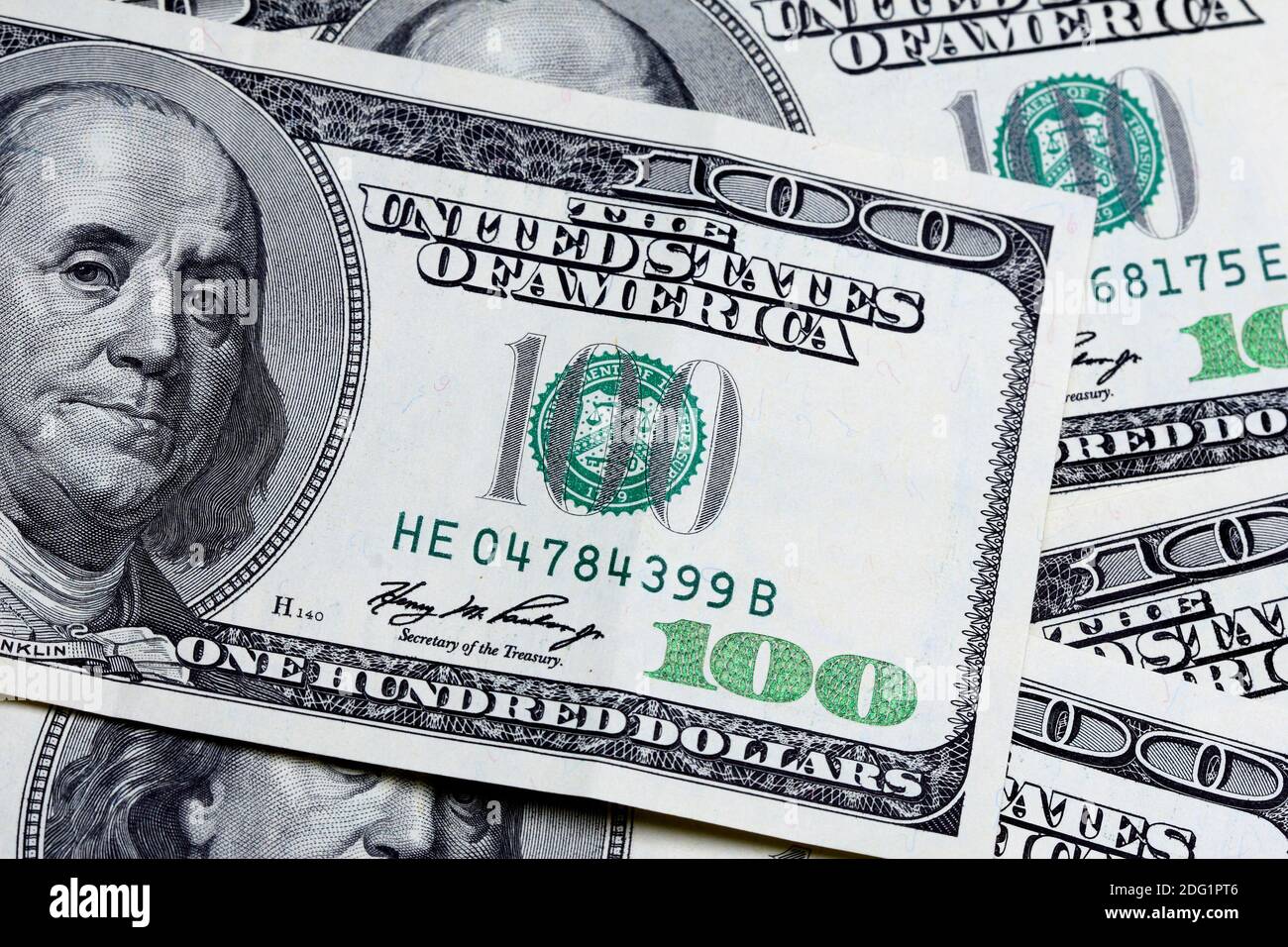 100 hundreds american money banknotes hi-res stock photography and ...
