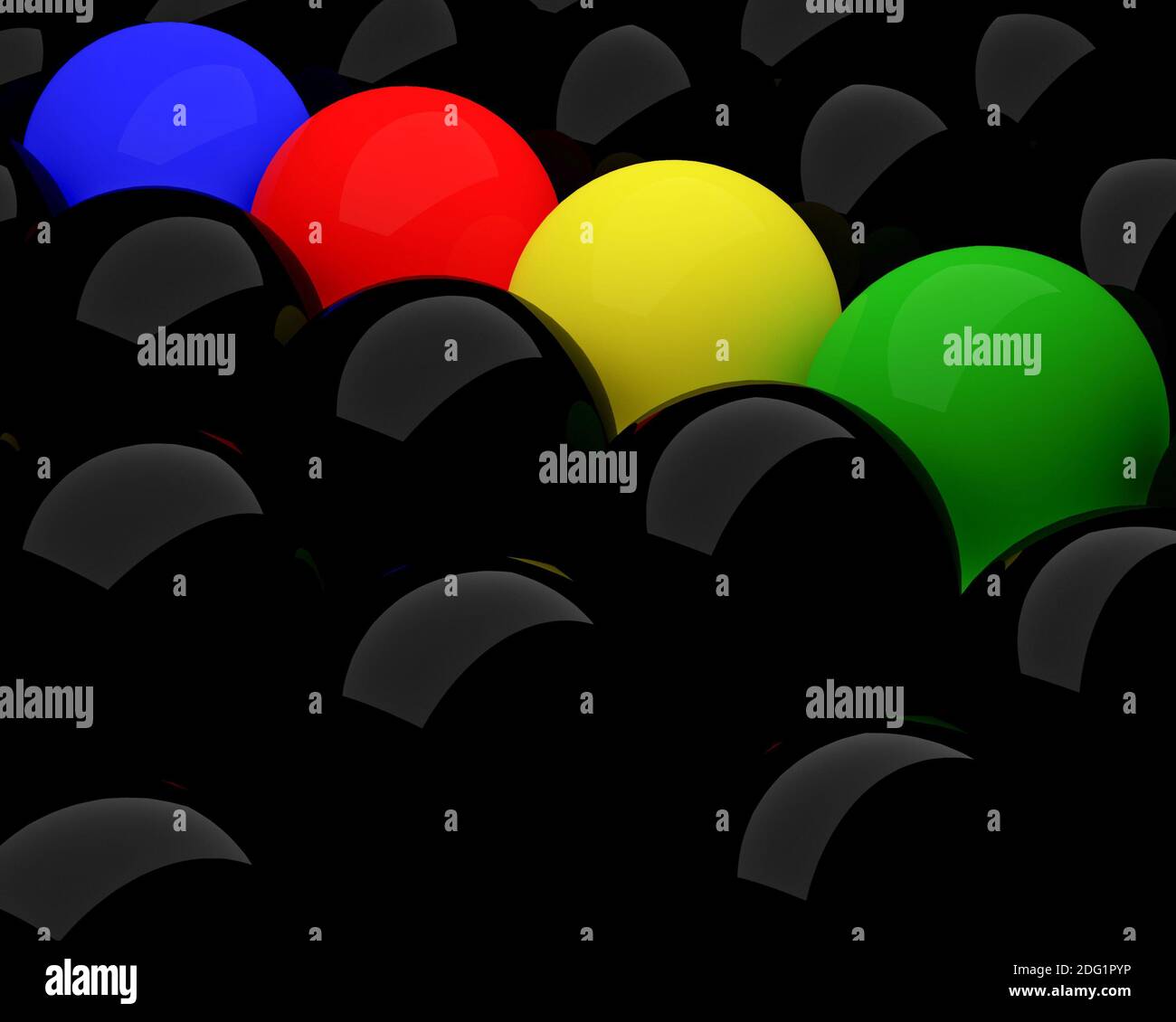 Different rgb balls hi-res stock photography and images - Alamy