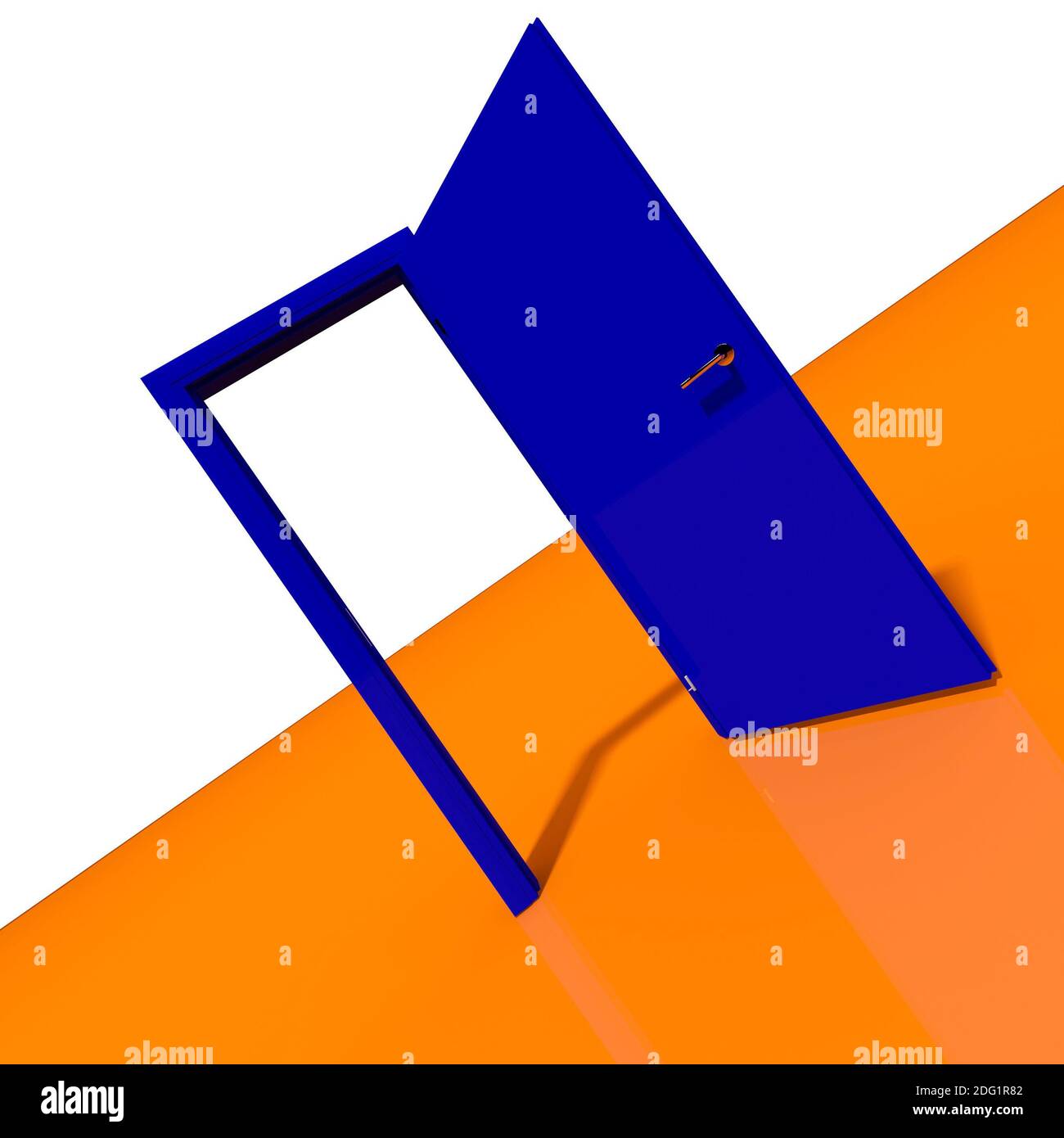 Door abstract 3d Stock Photo - Alamy