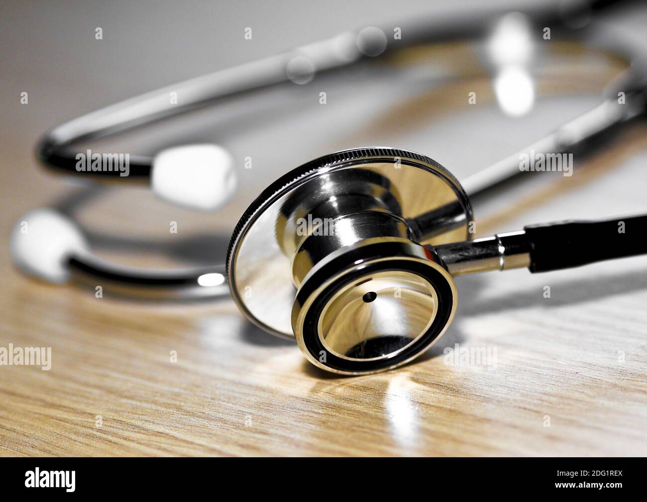 Stethoscope medic tool Stock Photo - Alamy