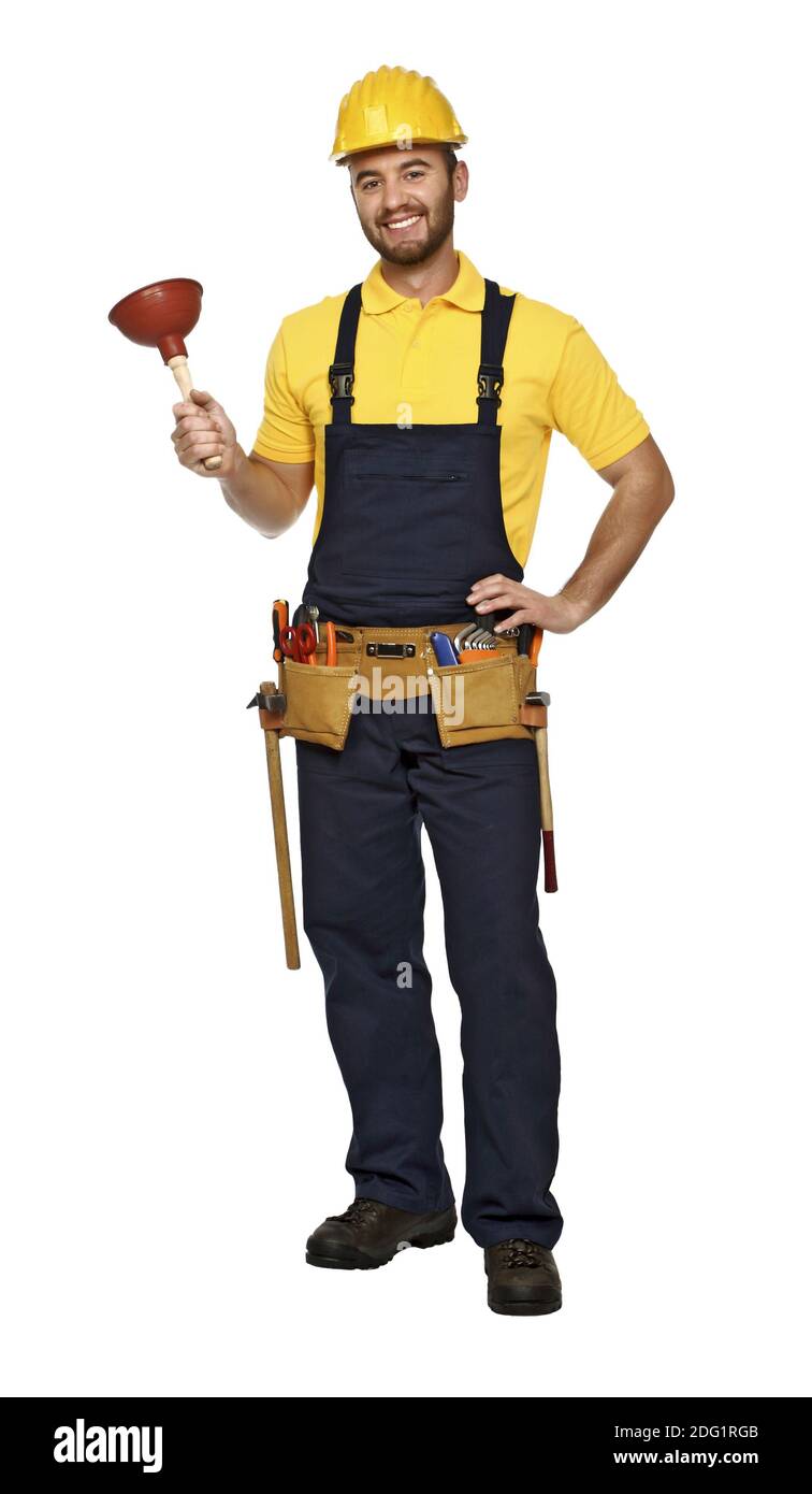 Plumber helmet hi-res stock photography and images - Alamy