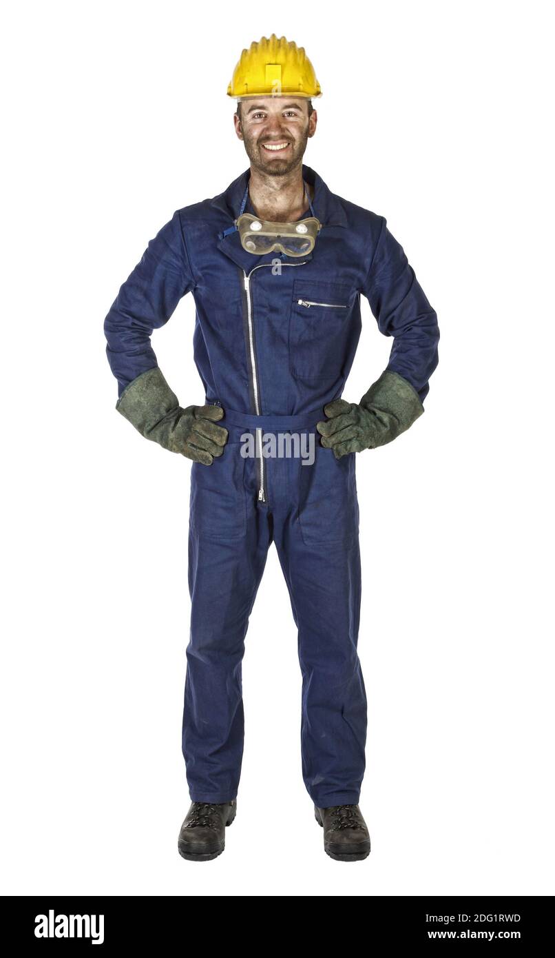 Manual Construction Worker Cut Out Stock Images & Pictures - Alamy