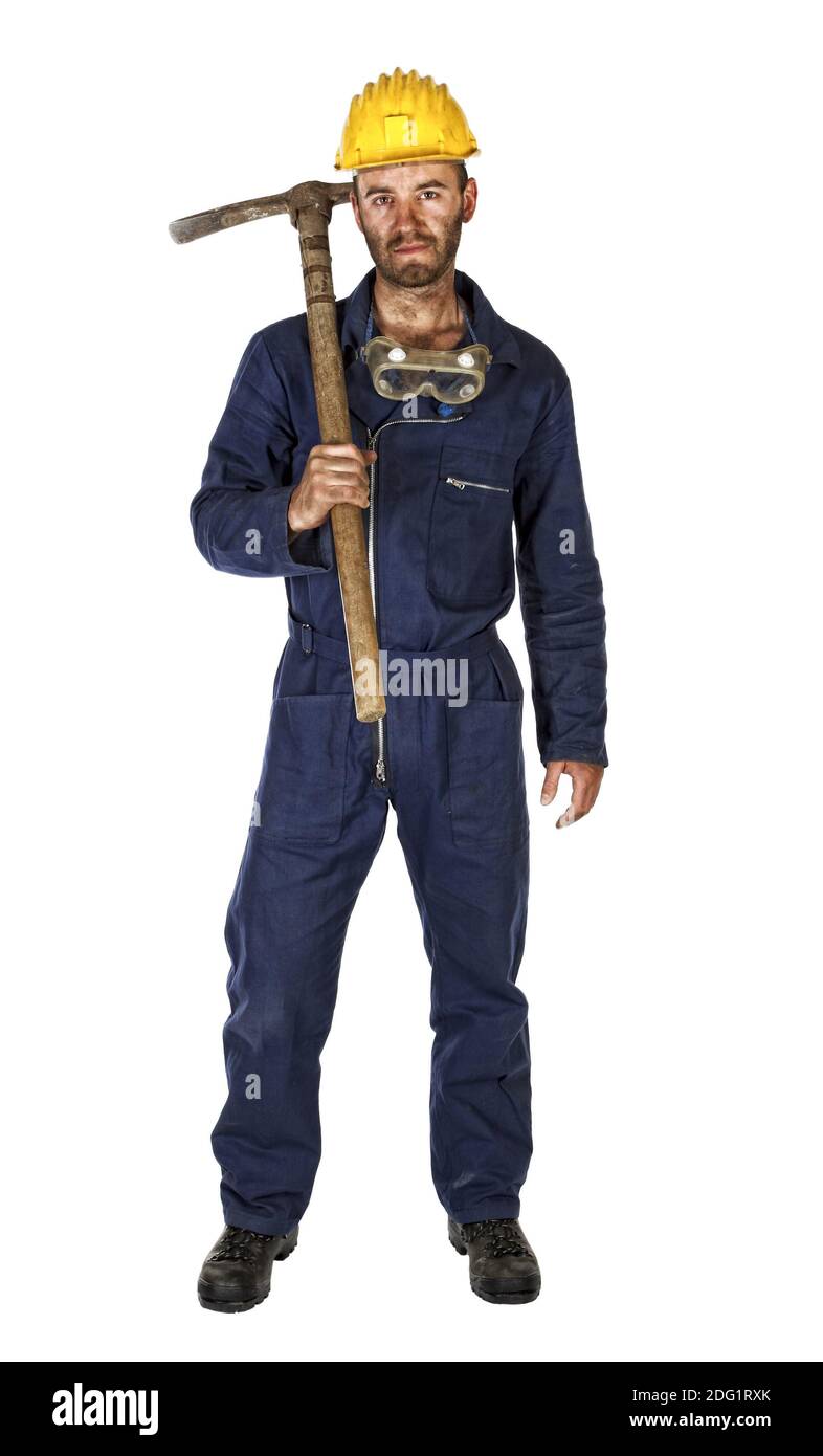 Portrait of workmen Cut Out Stock Images & Pictures - Alamy