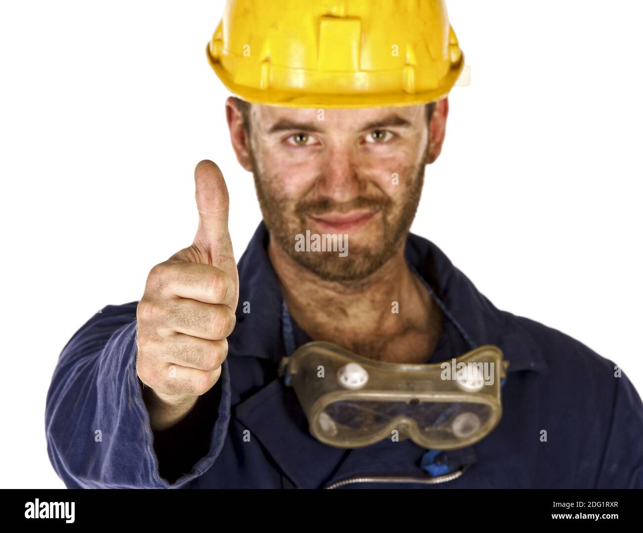 Heavy industry worker trust Stock Photo - Alamy