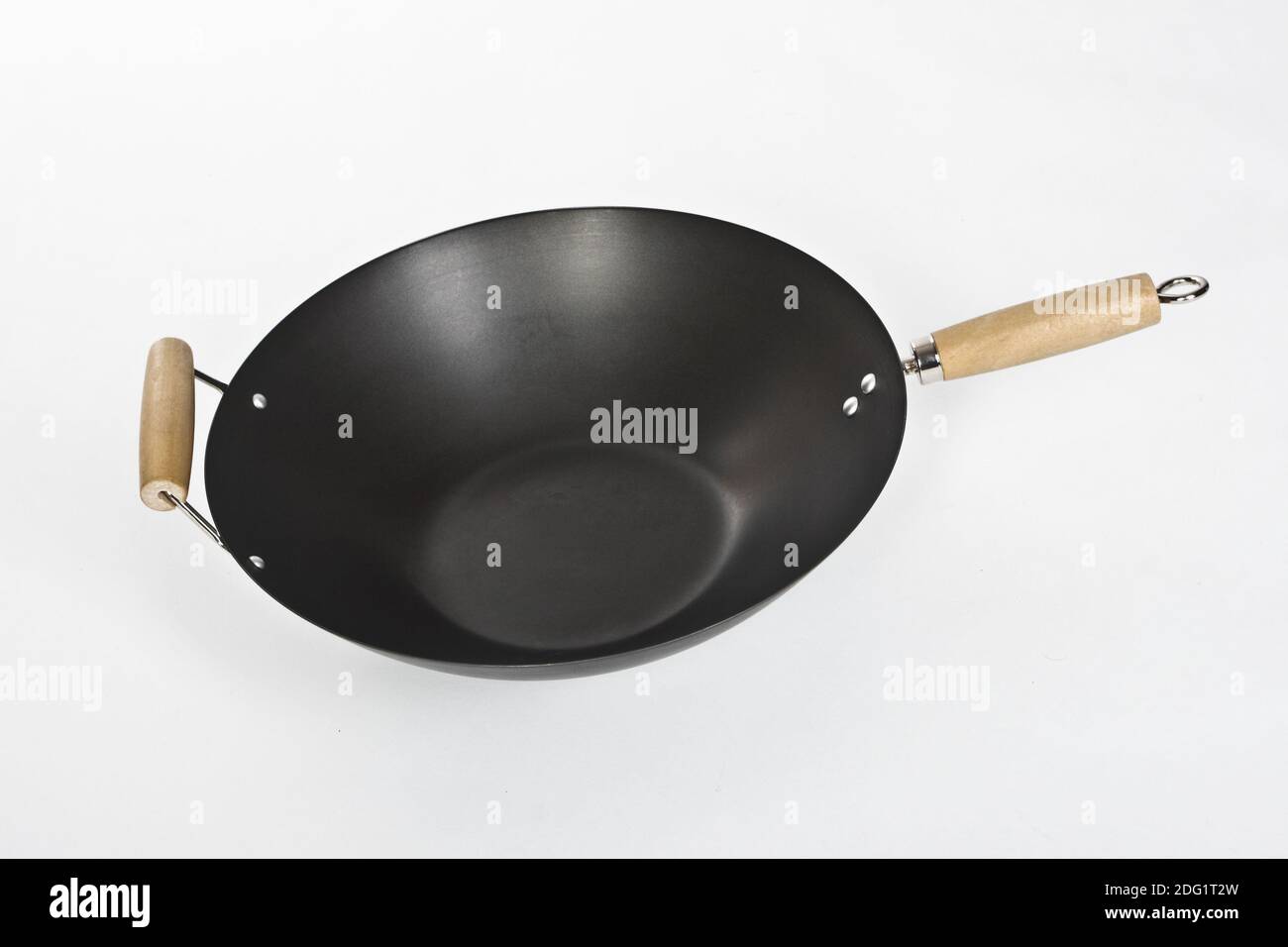 Wok isolated on white background Stock Photo - Alamy