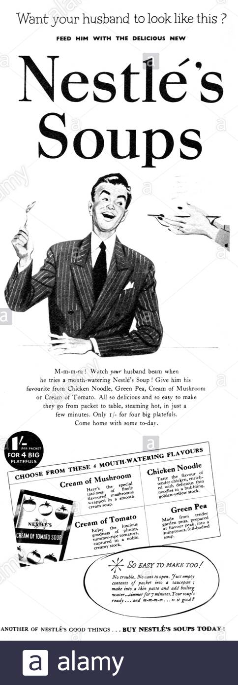 Nestle ads Cut Out Stock Images & Pictures - Alamy