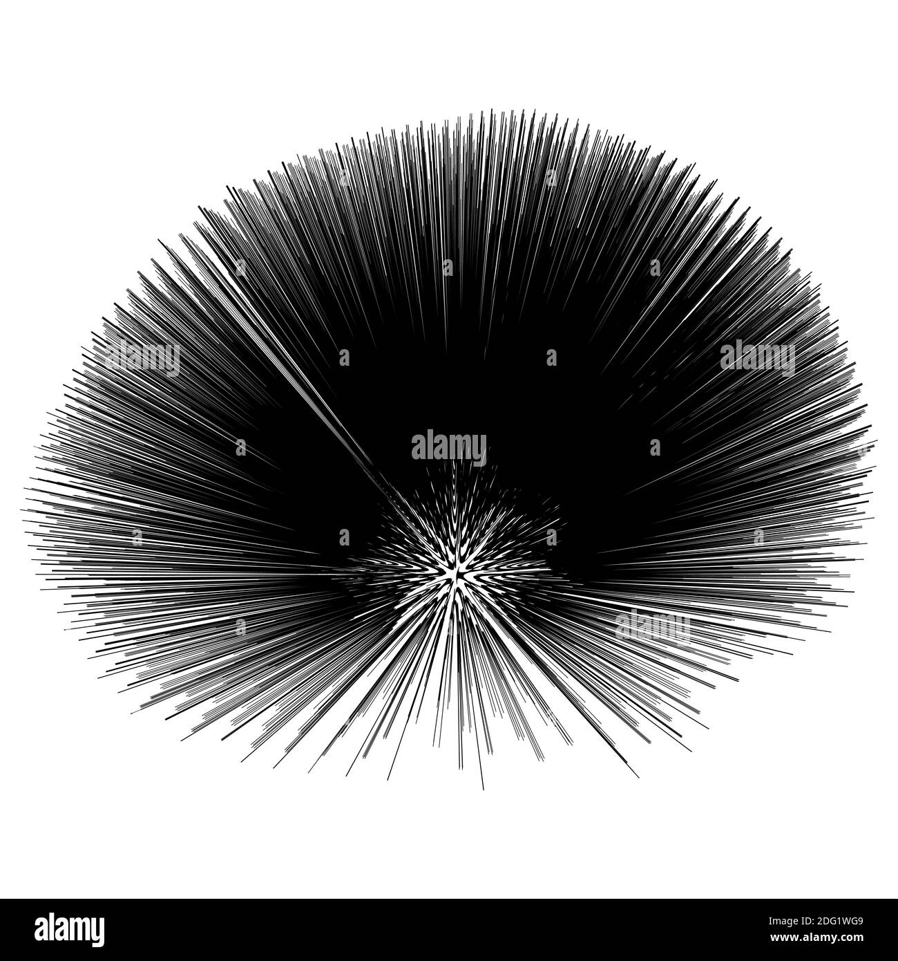 Explode Flash, Cartoon Explosion, Star Burst Isolated on White ...