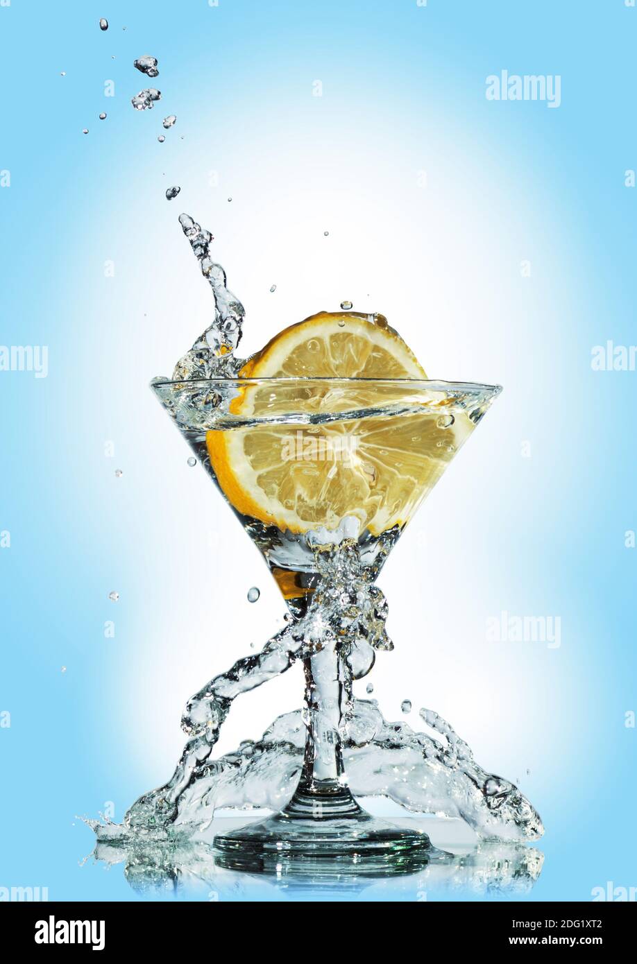 Herbal water splash drink hi-res stock photography and images - Alamy