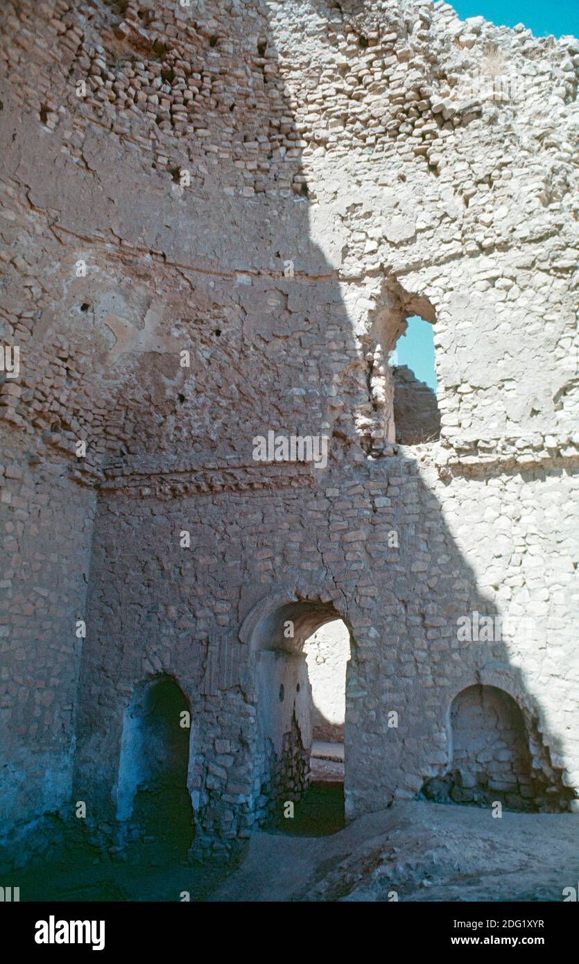 interior of dome chamber with squinch, the Palace of Ardashir, built in ...