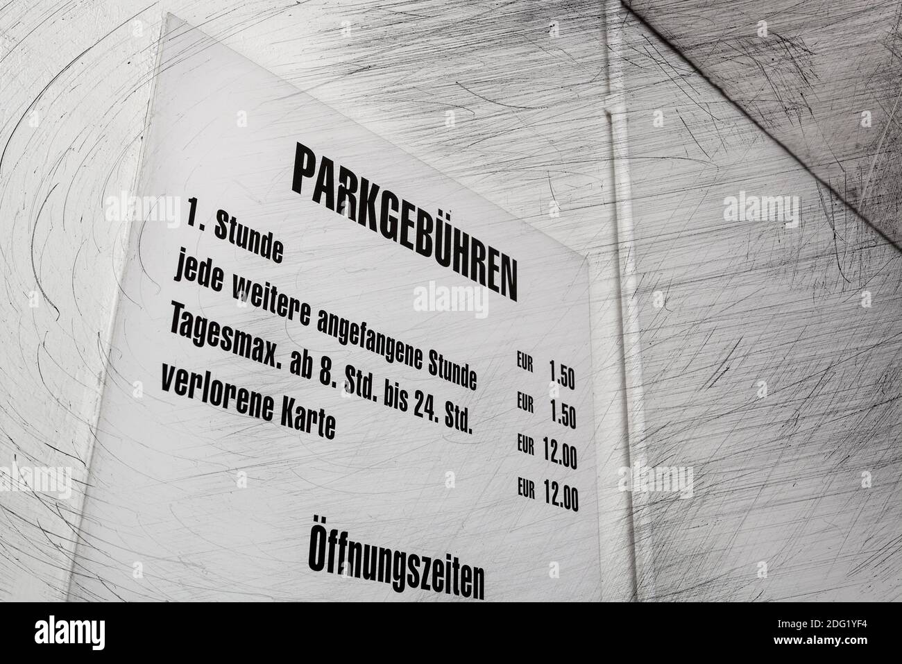 Fees for parking hi-res stock photography and images - Alamy