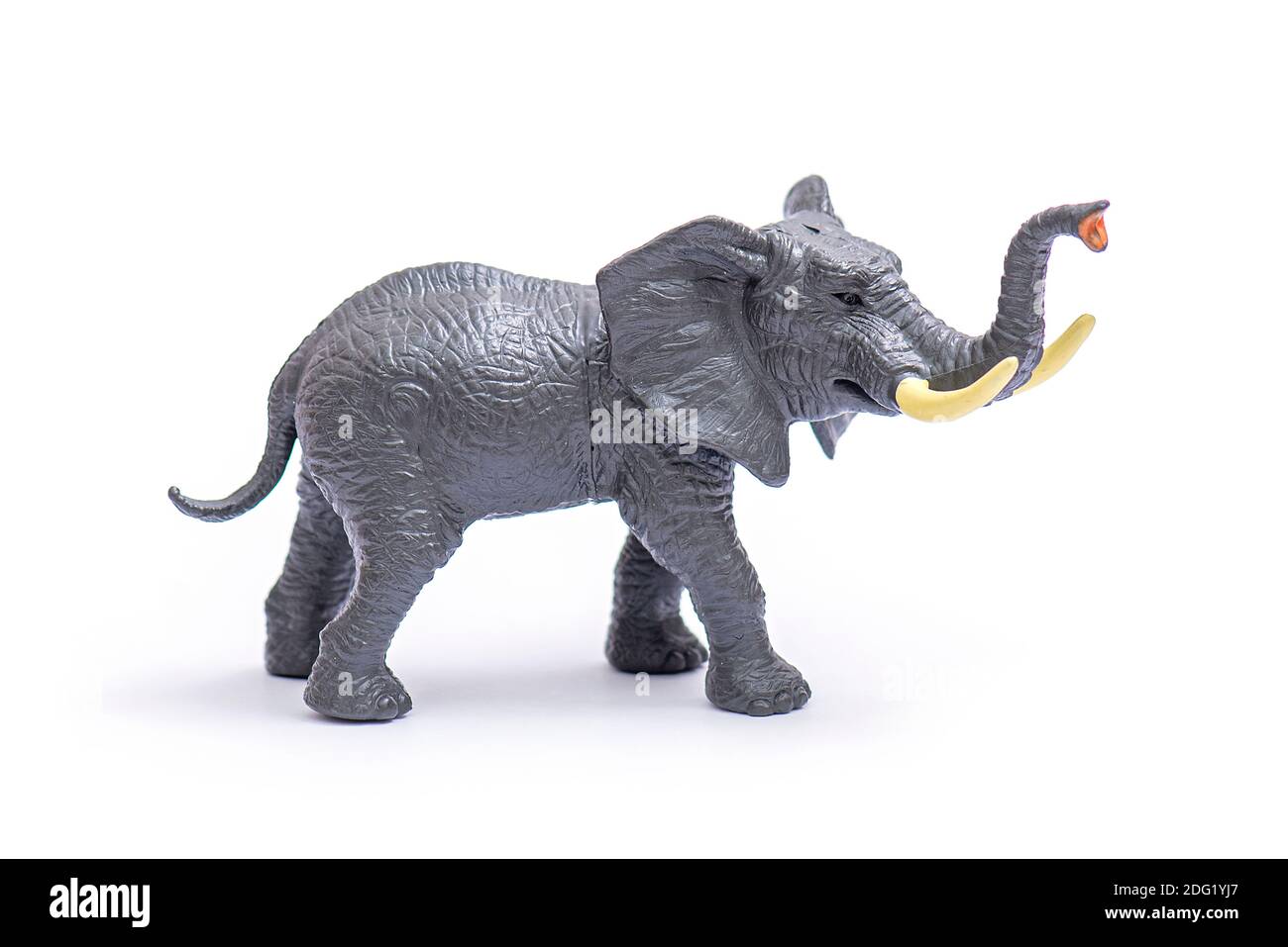 Plastic Model Of Elephant Elephant Toy Isolated On White Stock Photo Plastic Model Of Elephant Elephant Toy Isolated On White Stock Photo