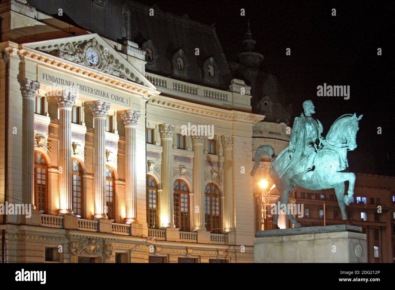 The Palace Square/ Revolution Square, Bucharest, Romania. The19th ...