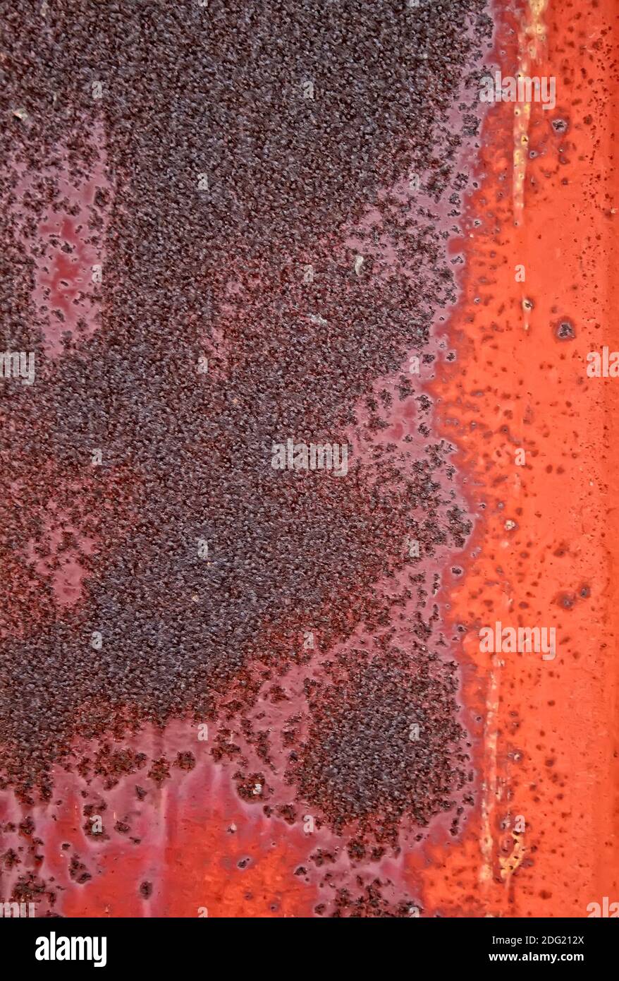 Red Rusty metal texture Stock Photo - Alamy