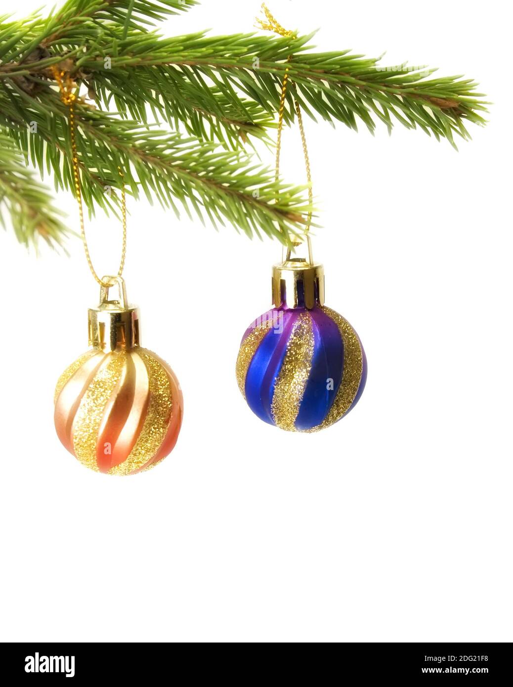 Christmas tree new years toys Cut Out Stock Images & Pictures - Alamy