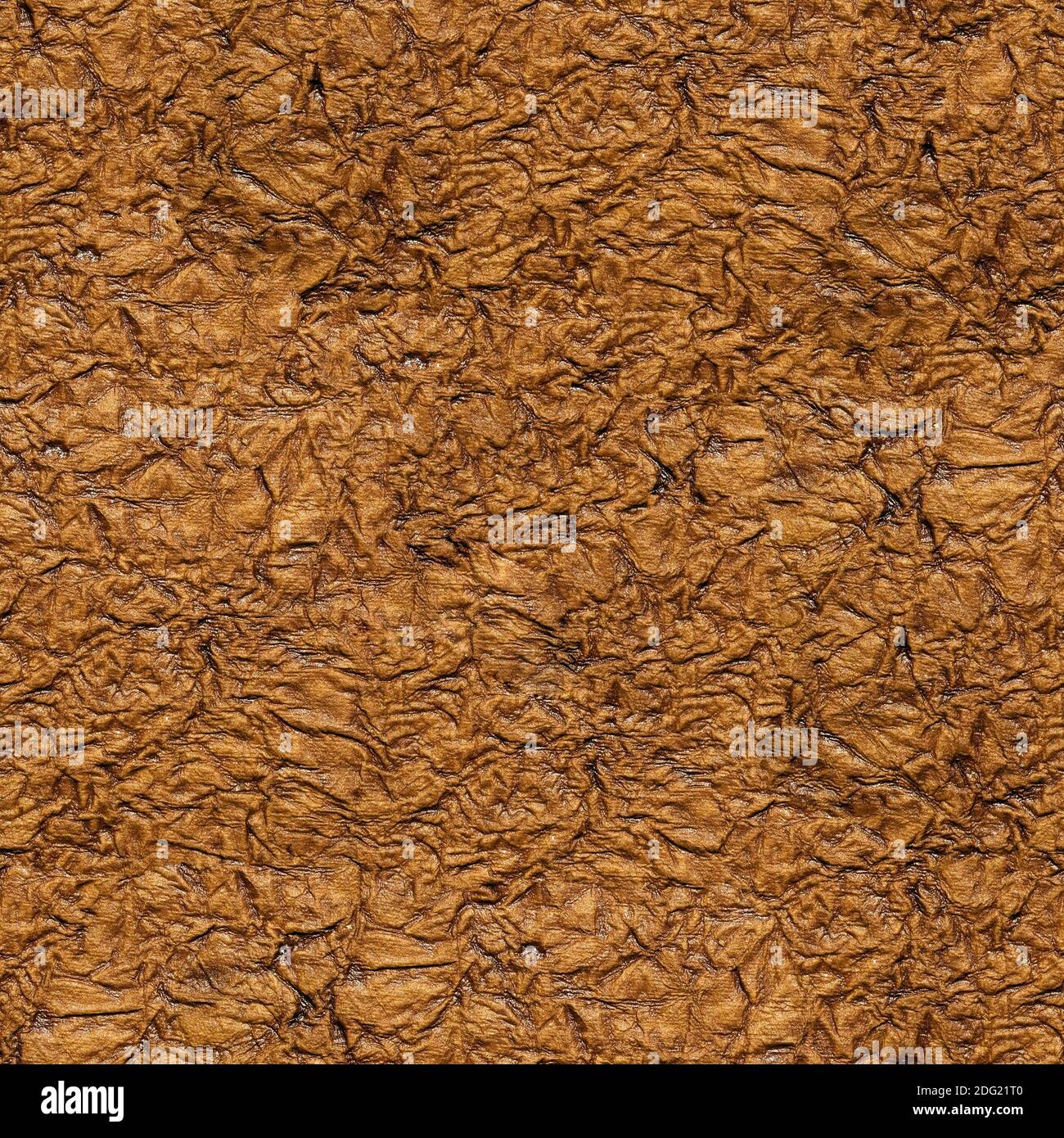 Seamless wrinkled brown paper closeup texture background Stock Photo ...