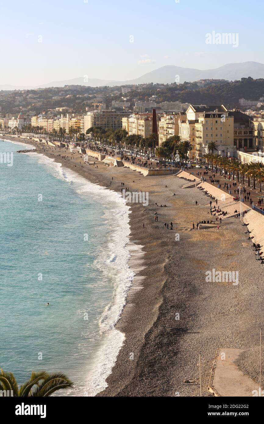 The Promenade at the City of Nice Stock Photo - Alamy