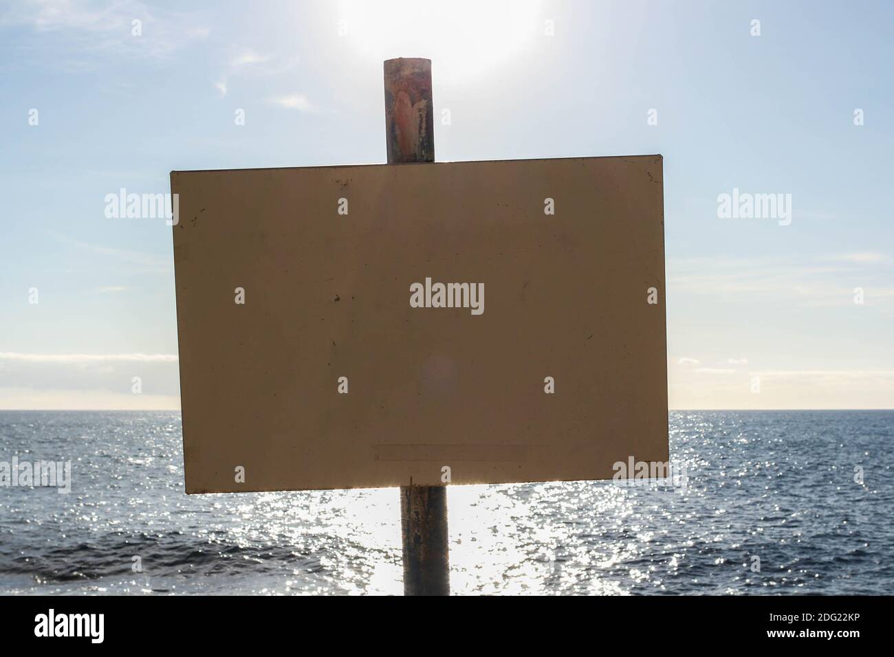 Empty sign water in hi-res stock photography and images - Alamy