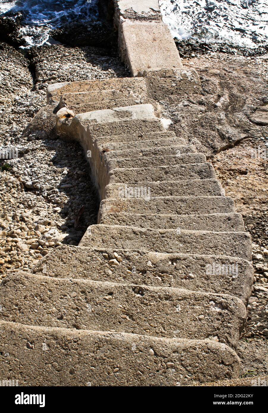 Stairs down water hi-res stock photography and images - Alamy