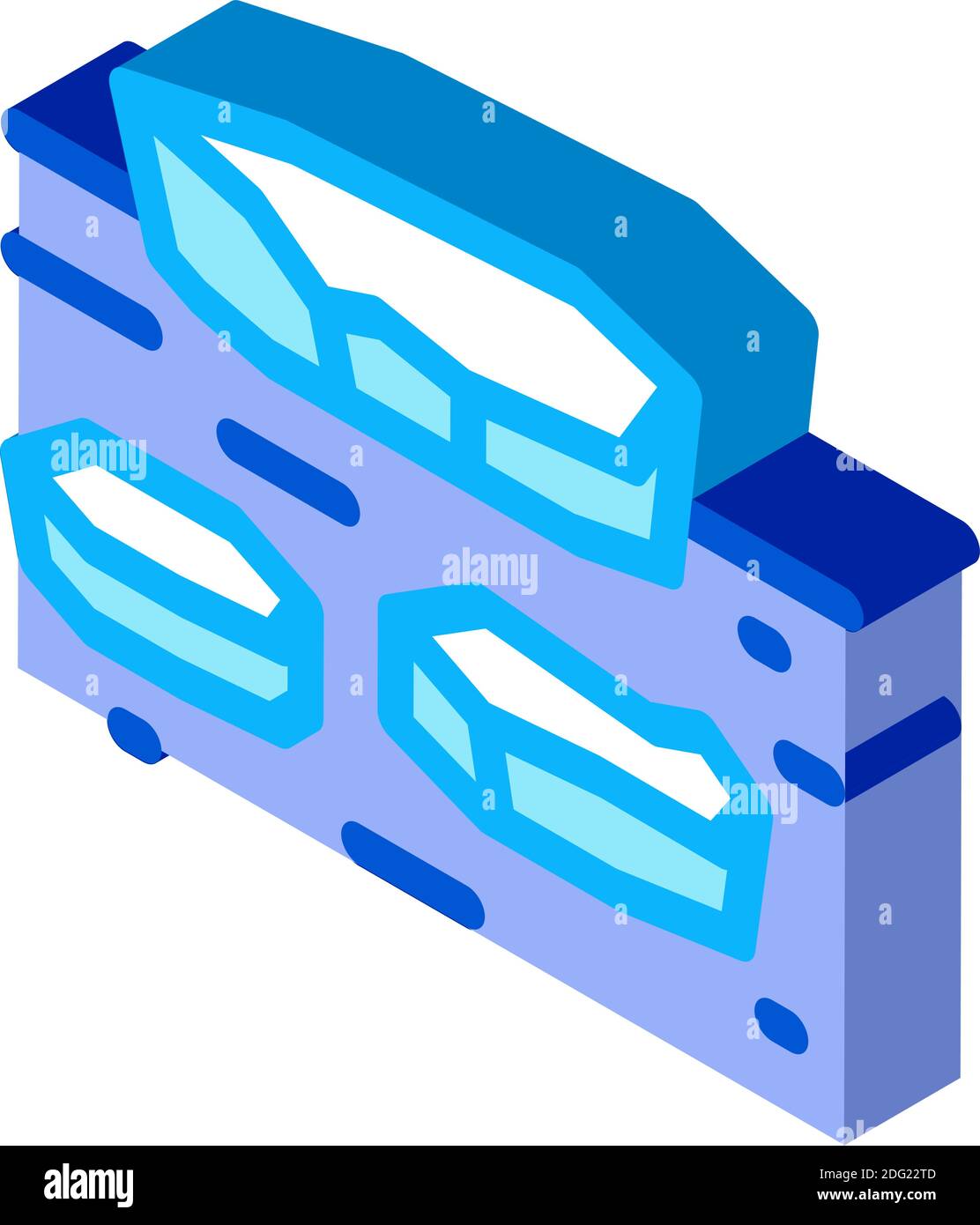 ice on water isometric icon vector illustration Stock Vector Image ...