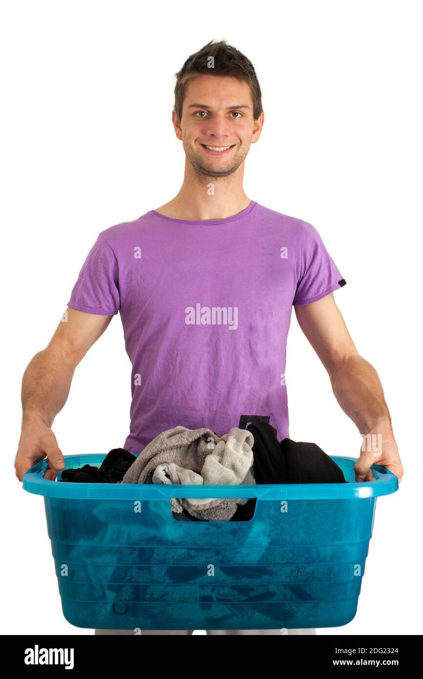 Laundry fun people hi-res stock photography and images - Alamy