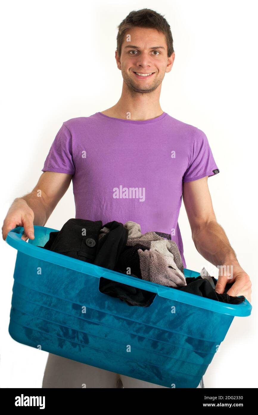 Laundry fun people hi-res stock photography and images - Alamy