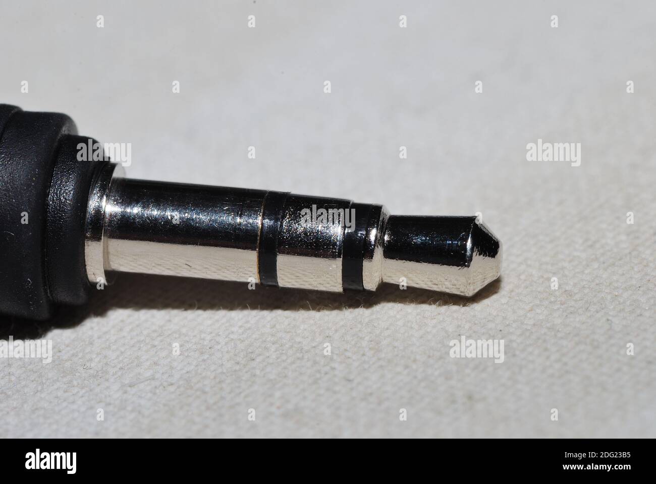 Plug from a headset Stock Photo - Alamy