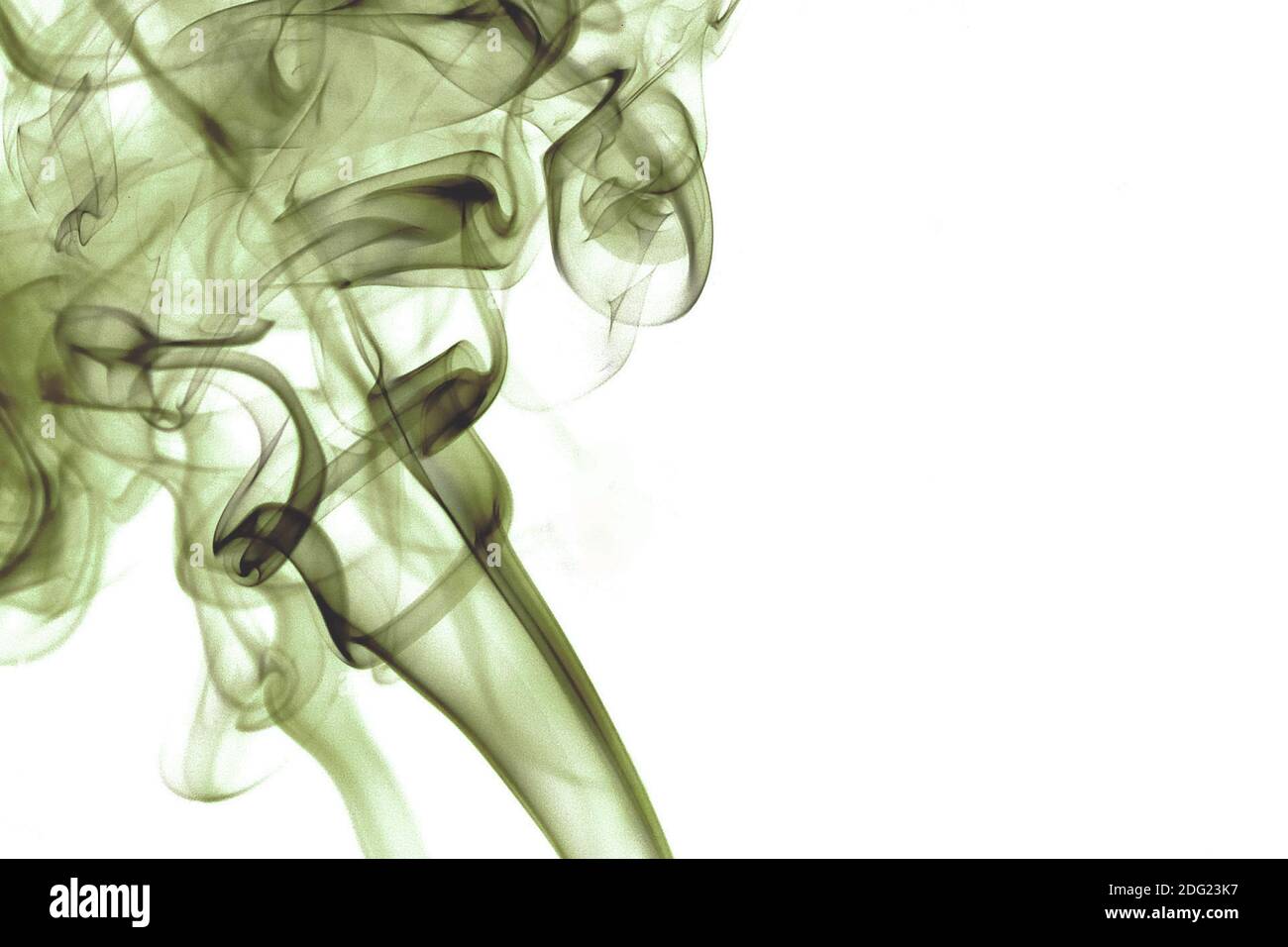 Light green smoke detail Stock Photo - Alamy