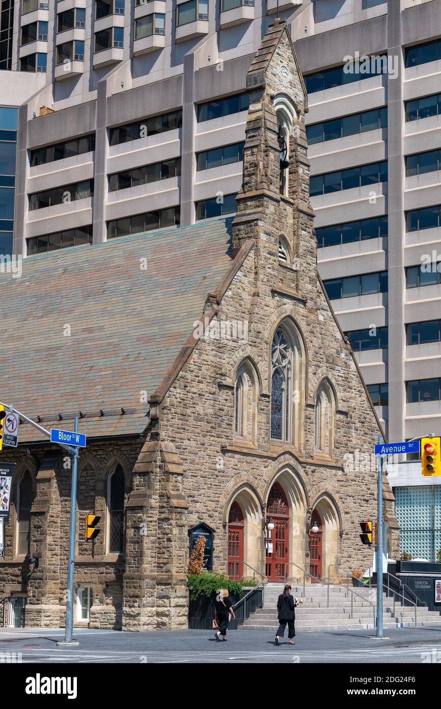 Church of the Redeemer in the downtown district. The religious temple ...