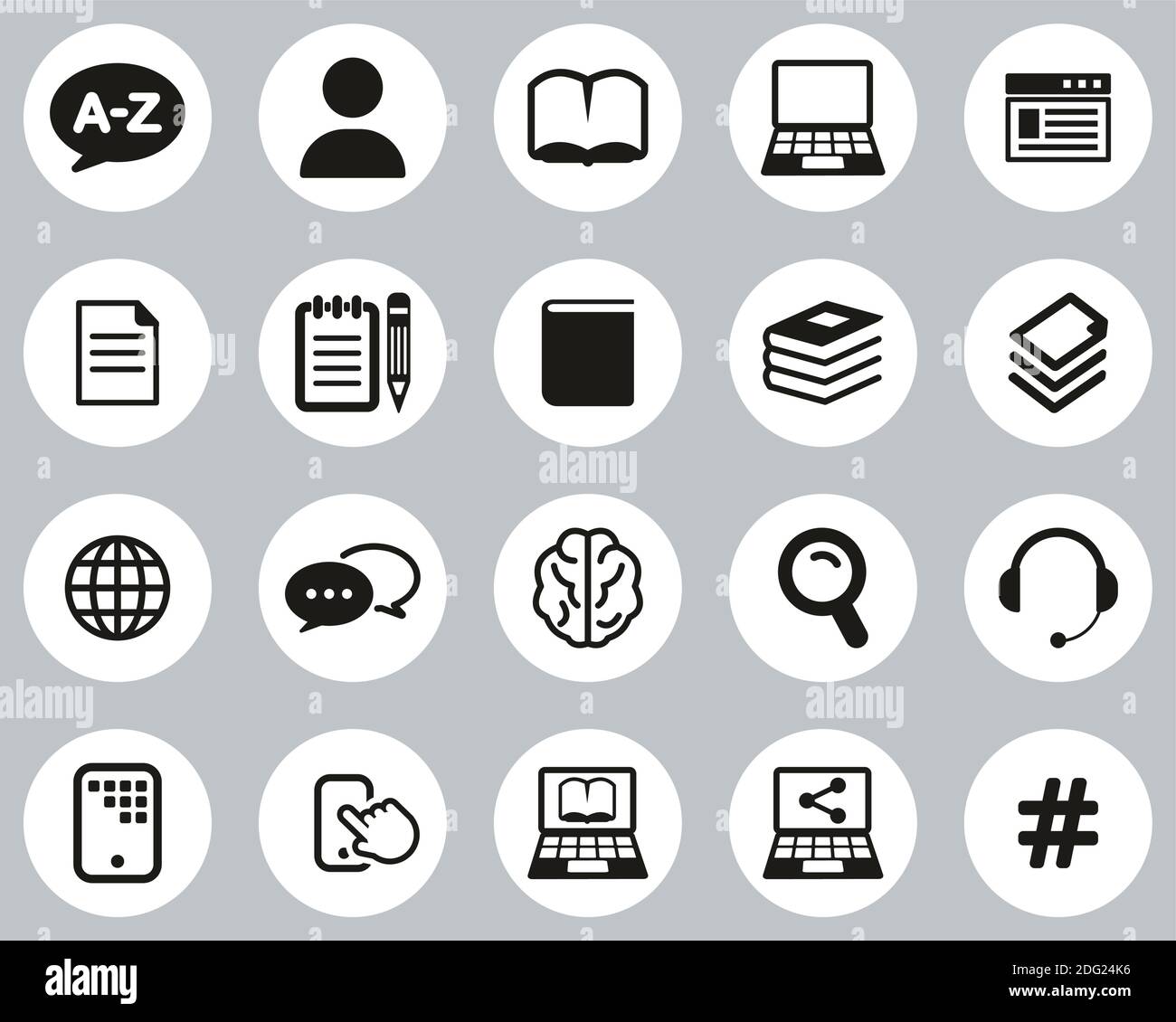 Translation translator icons white hi-res stock photography and images ...
