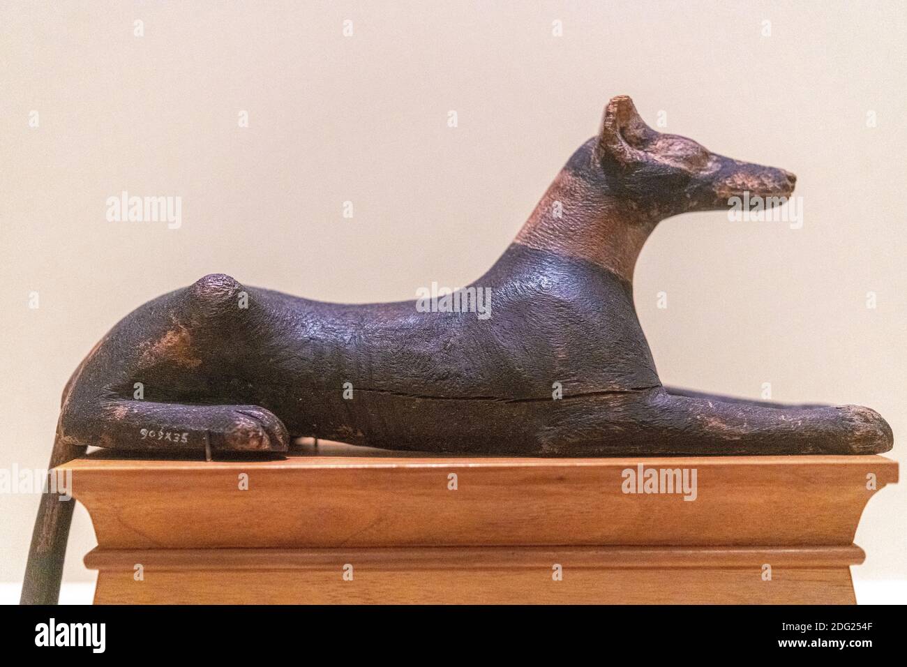Protective figure of Anubis. The item is seen in the Royal Ontario ...