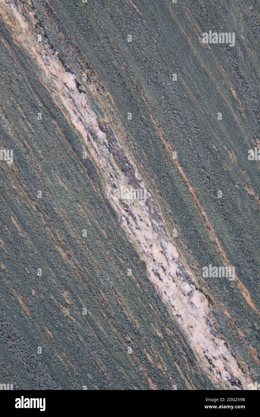 Greenschist, metamorphic rock Stock Photo - Alamy