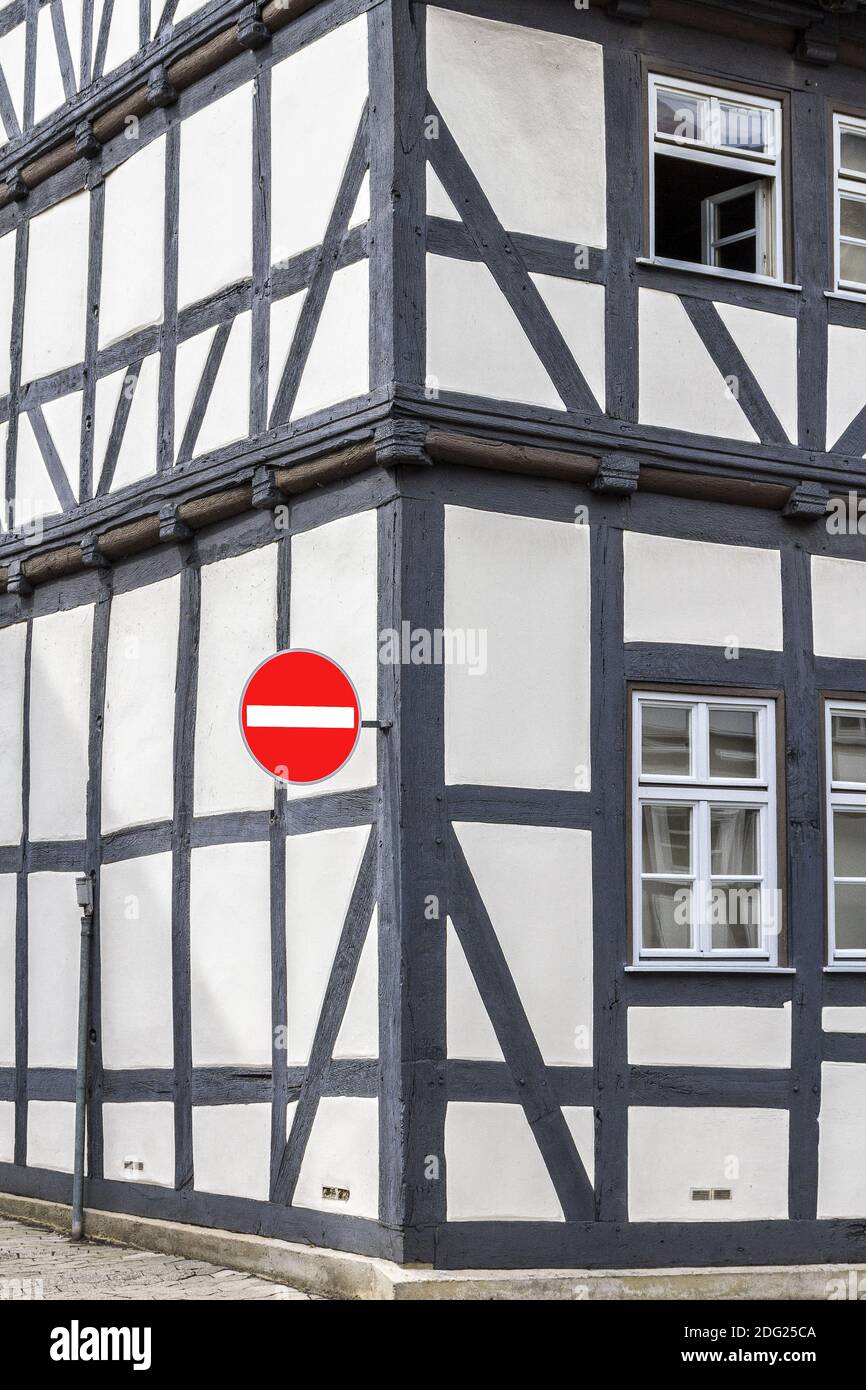 Prohibition of entry Stock Photo - Alamy