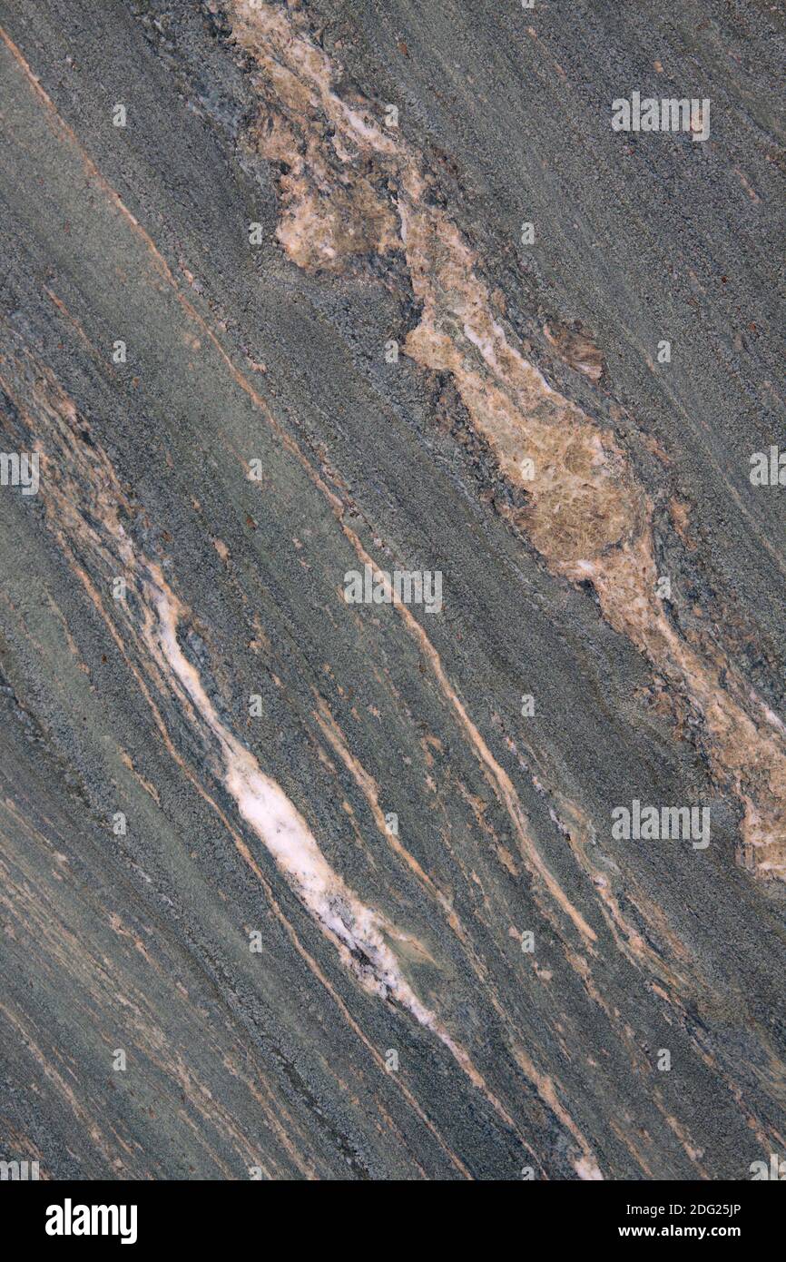 Greenschist, metamorphic rock Stock Photo - Alamy