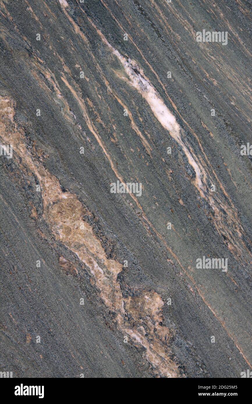 Greenschist, metamorphic rock Stock Photo - Alamy