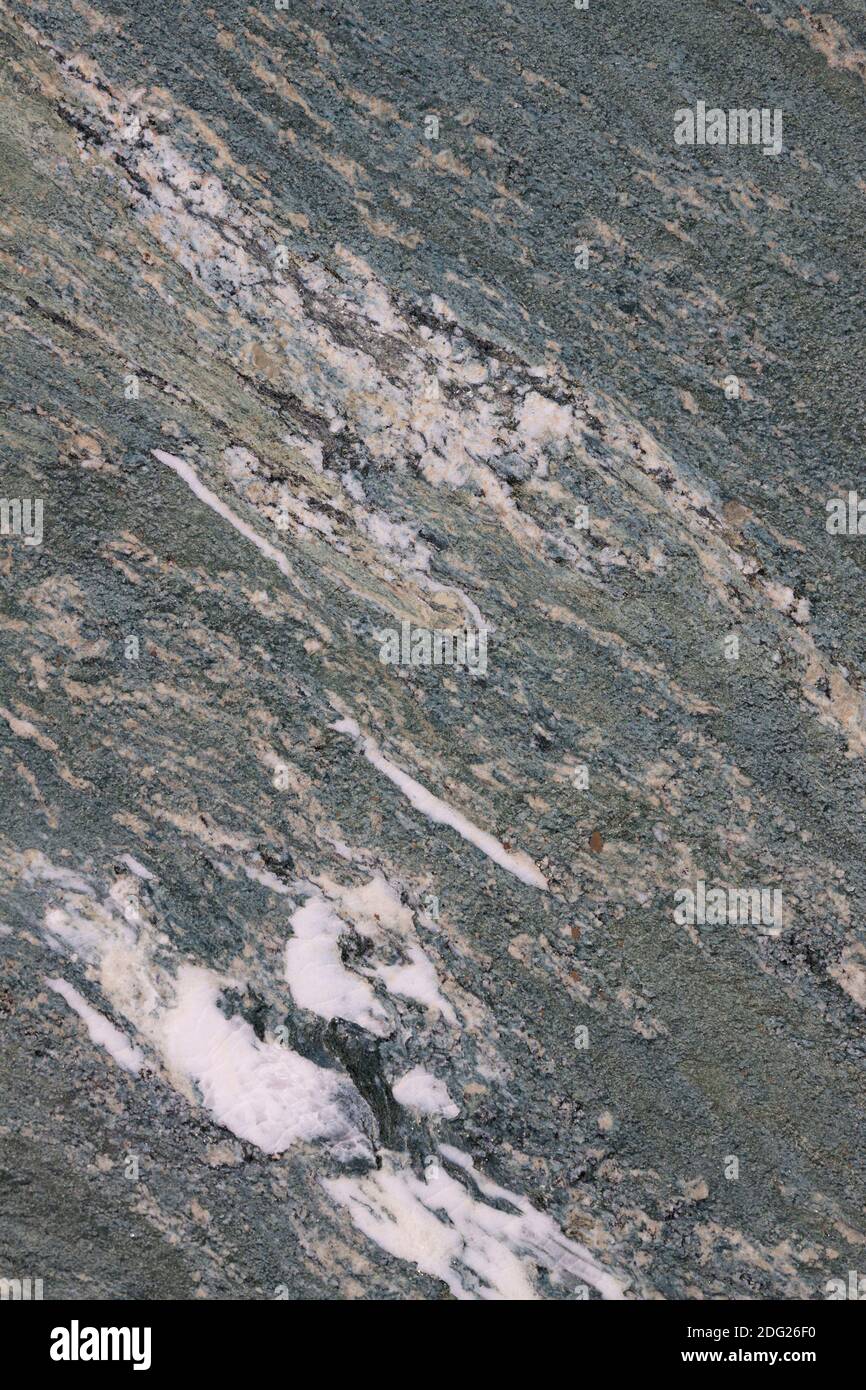 Greenschist, metamorphic rock Stock Photo - Alamy